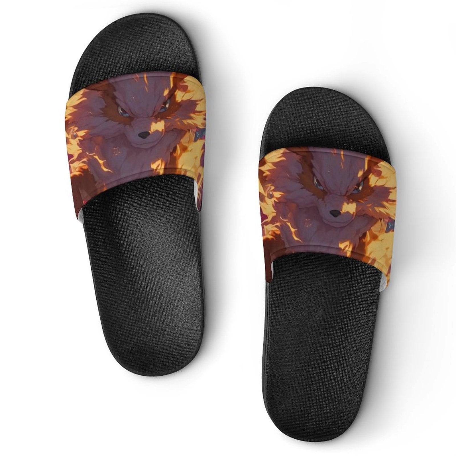 Pokémon Pikachu Flareon Slides & Slippers for Men and Women,Beach ...