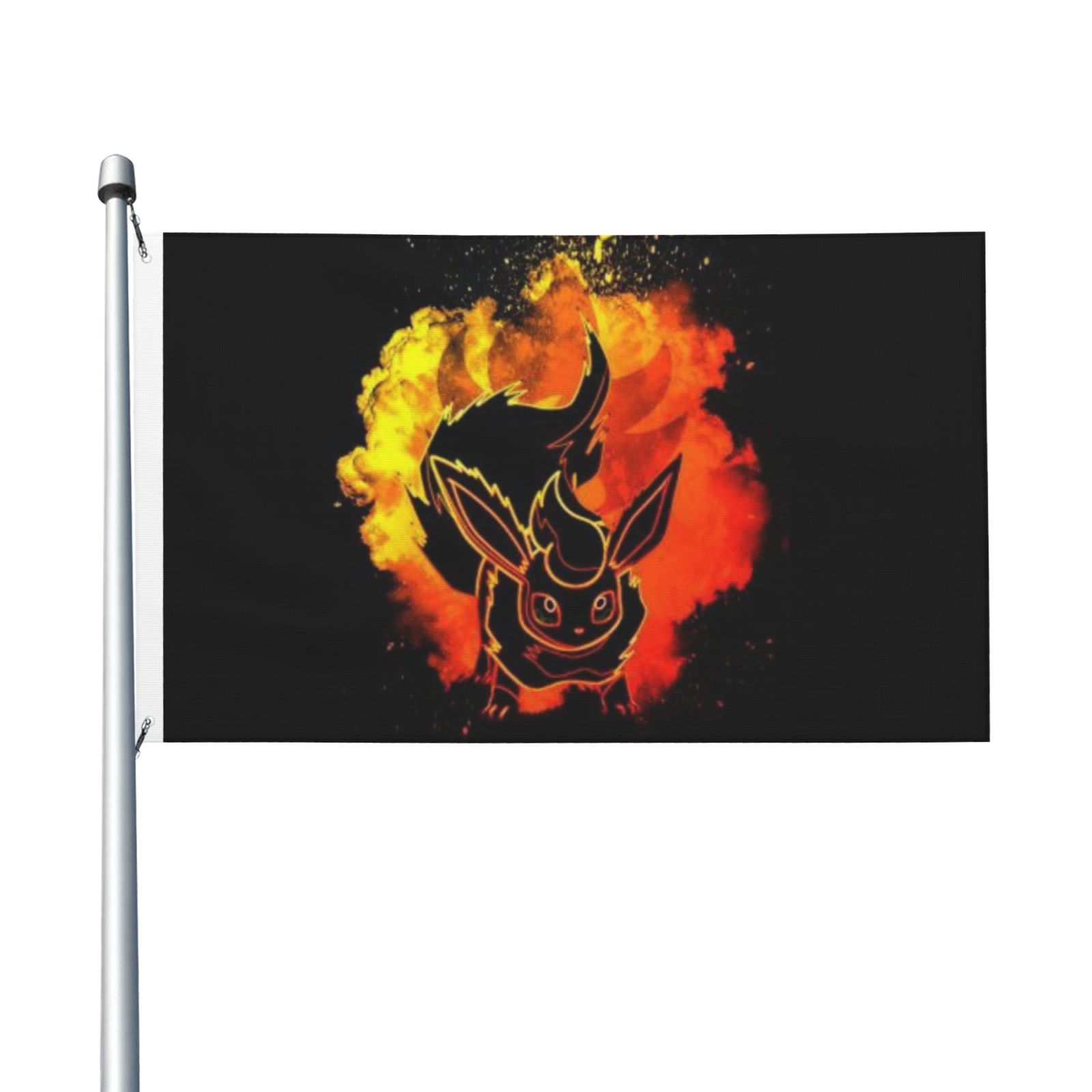 Pokémon Pikachu Flareon0 3x5ft Face Flag Fade Proof Holiday Fall Flag ...