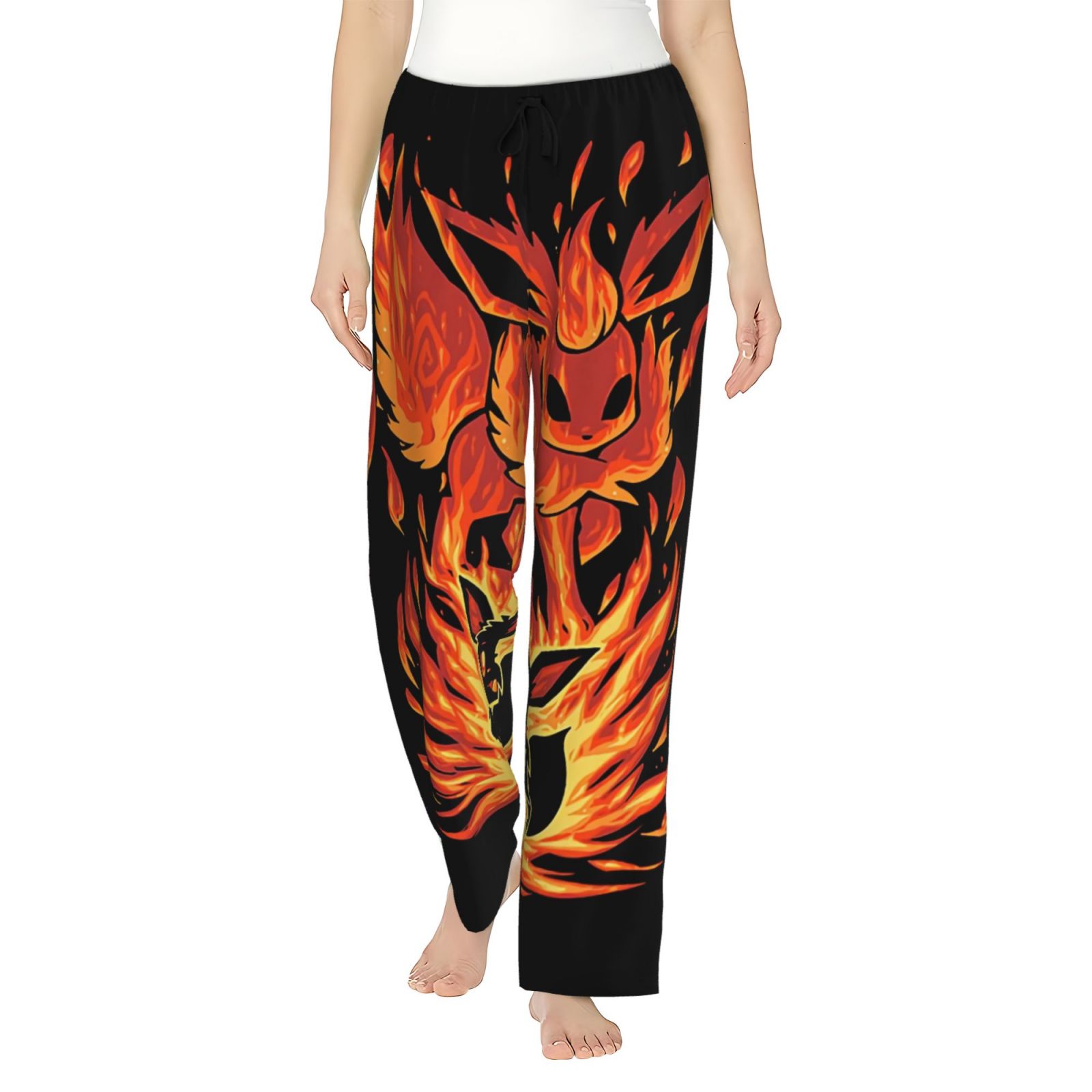Pokémon Pikachu Flareon580 Women'S Pajama Pants，Soft Pajama Pants For ...