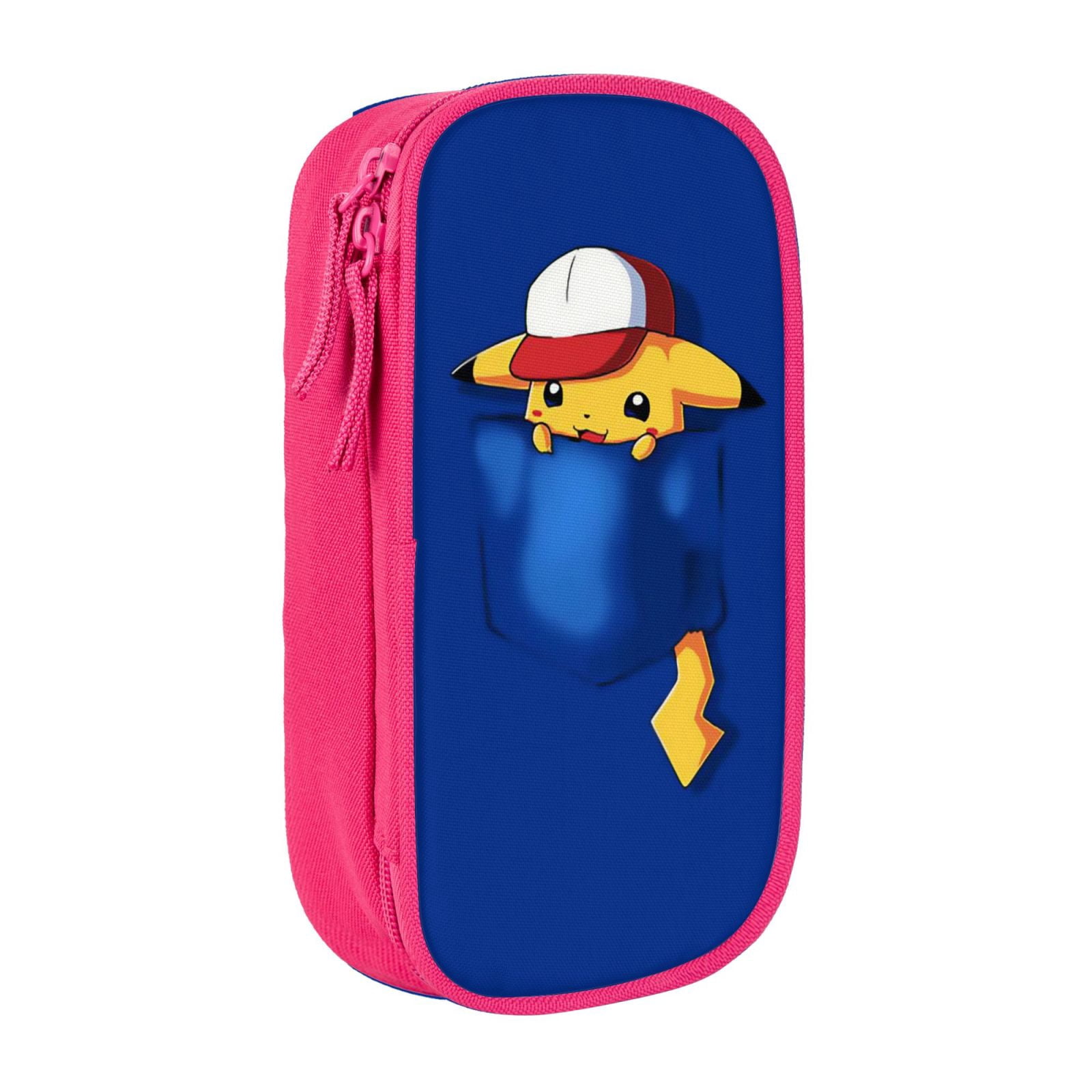 Pokémon-Pikachu Game Pencil Case,Big Capacity Pencil Pouch Stationery ...