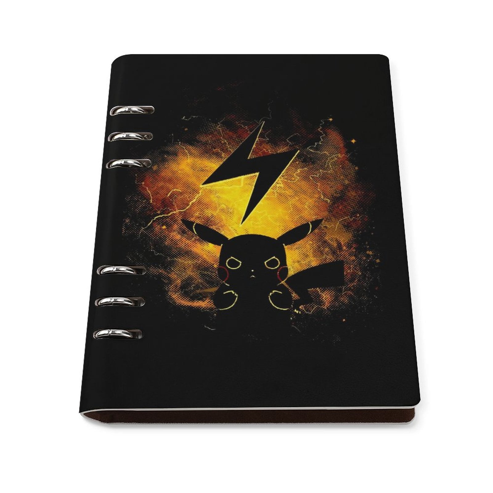 Pokémon-Pikachu Game36580 Refillable Leather A5 Loose Leaf Notebook ...