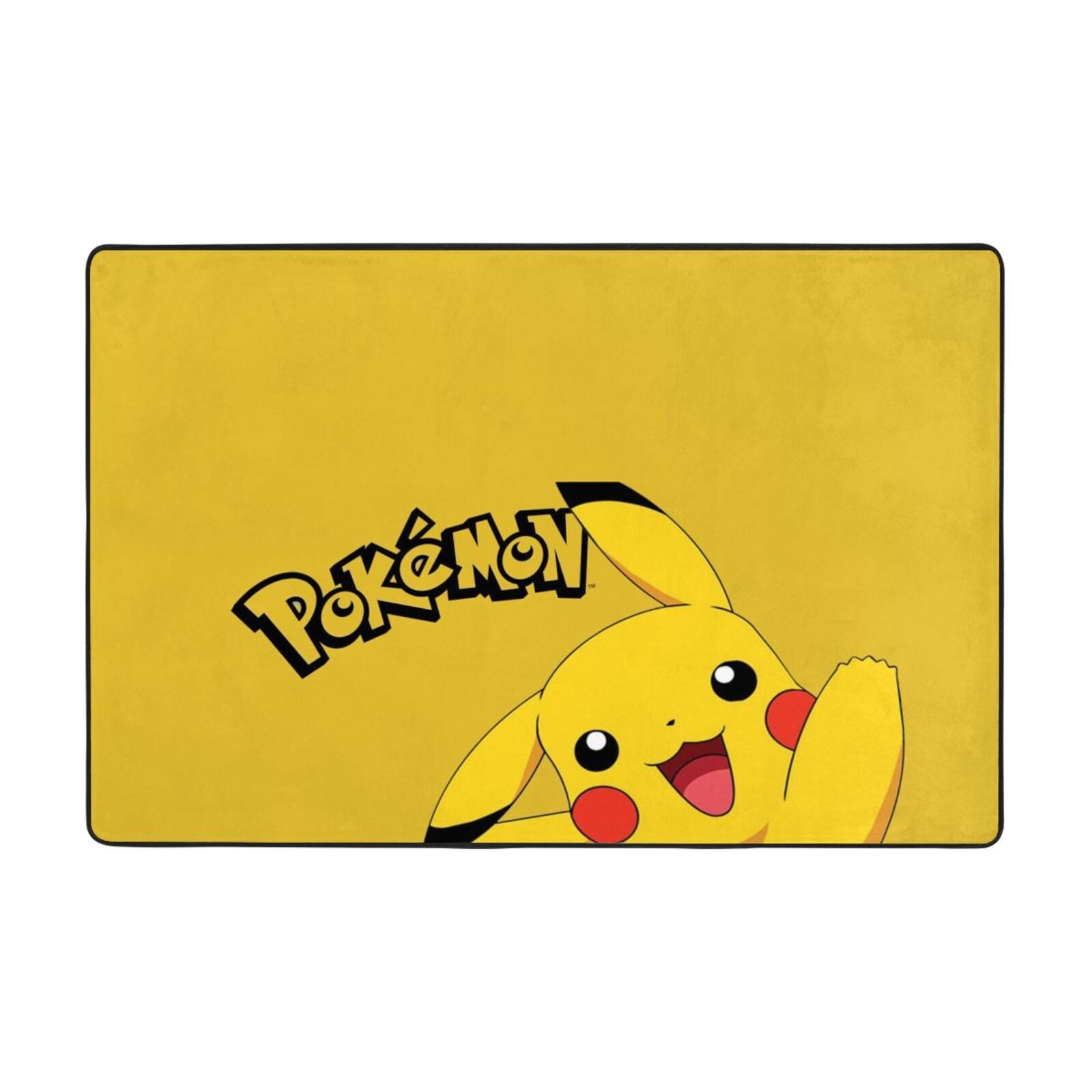 Pokémon Pikachu Gamer Rug Room Non-Slip Gaming Rug Cool Graffiti Gaming ...