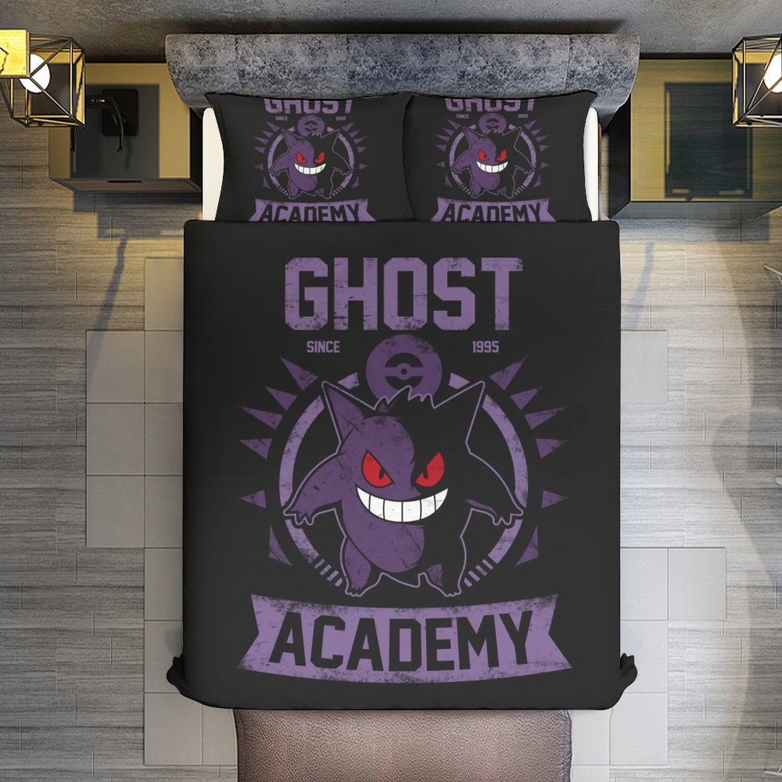 Pokémon Pikachu Gengar Bedding Duvet Cover Queen Size for Kids and ...