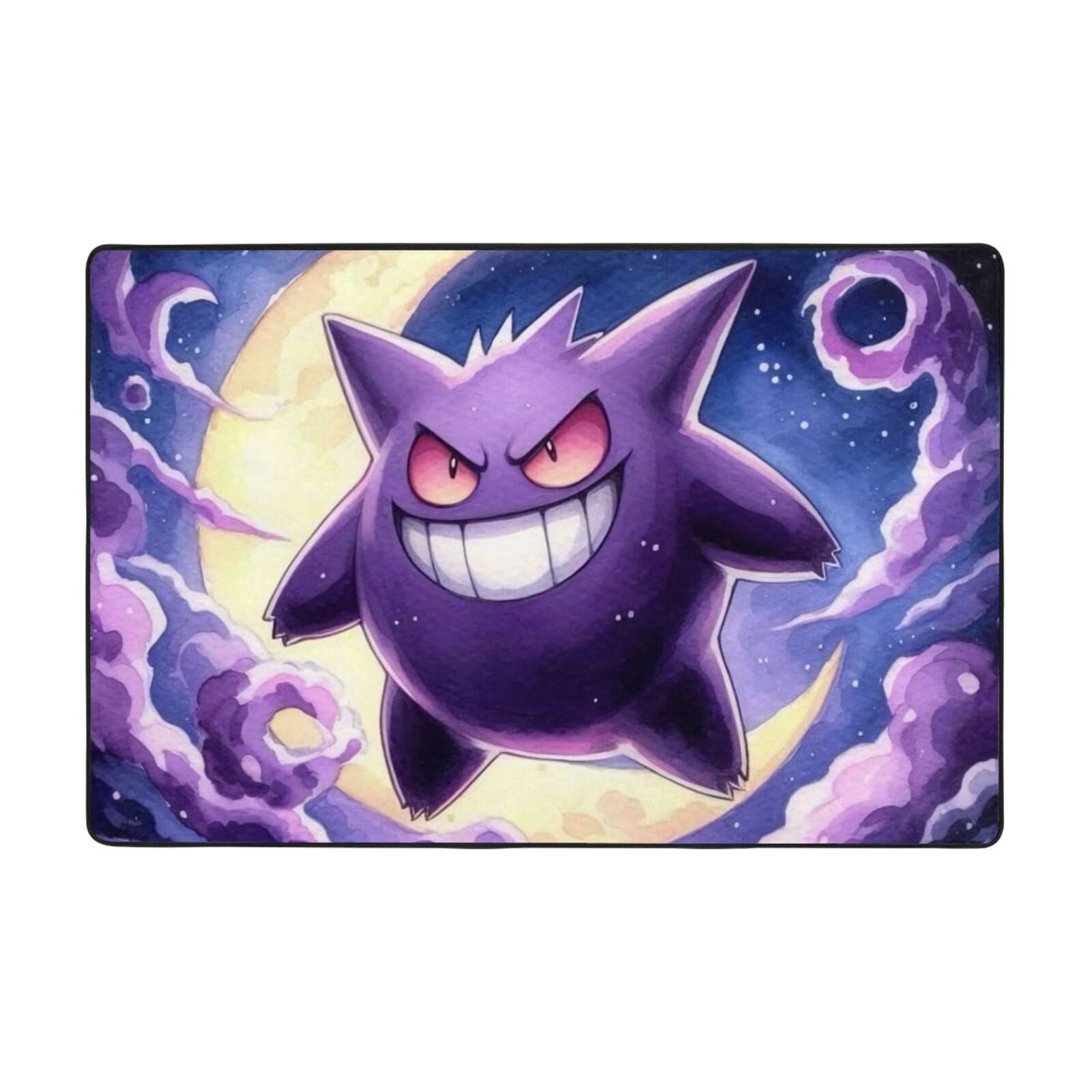 Pokémon Pikachu Gengar Gamer Rug Room Non-Slip Gaming Rug Cool Graffiti ...