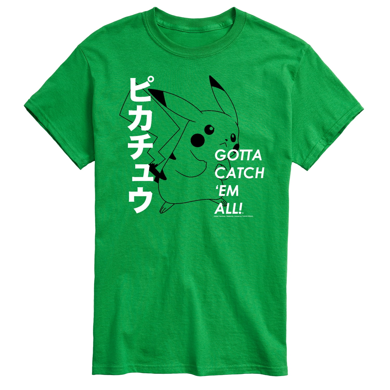 Pokémon - Pikachu Gotta Catch 'Em All! - Men's Short Sleeve Graphic T ...