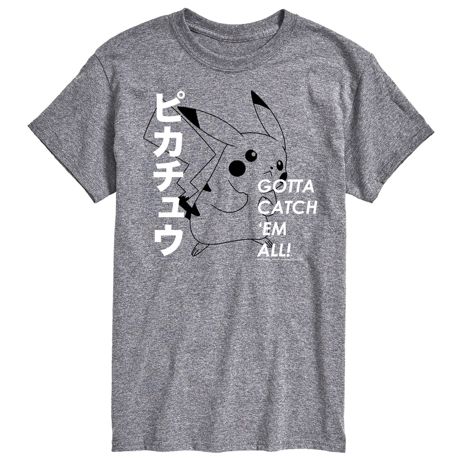 Pokémon - Pikachu Gotta Catch 'Em All! - Men's Short Sleeve Graphic T ...