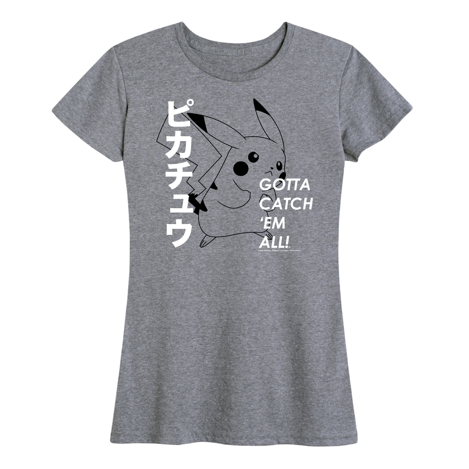 Pokémon - Pikachu Gotta Catch 'Em All! - Women's Short Sleeve Graphic T ...