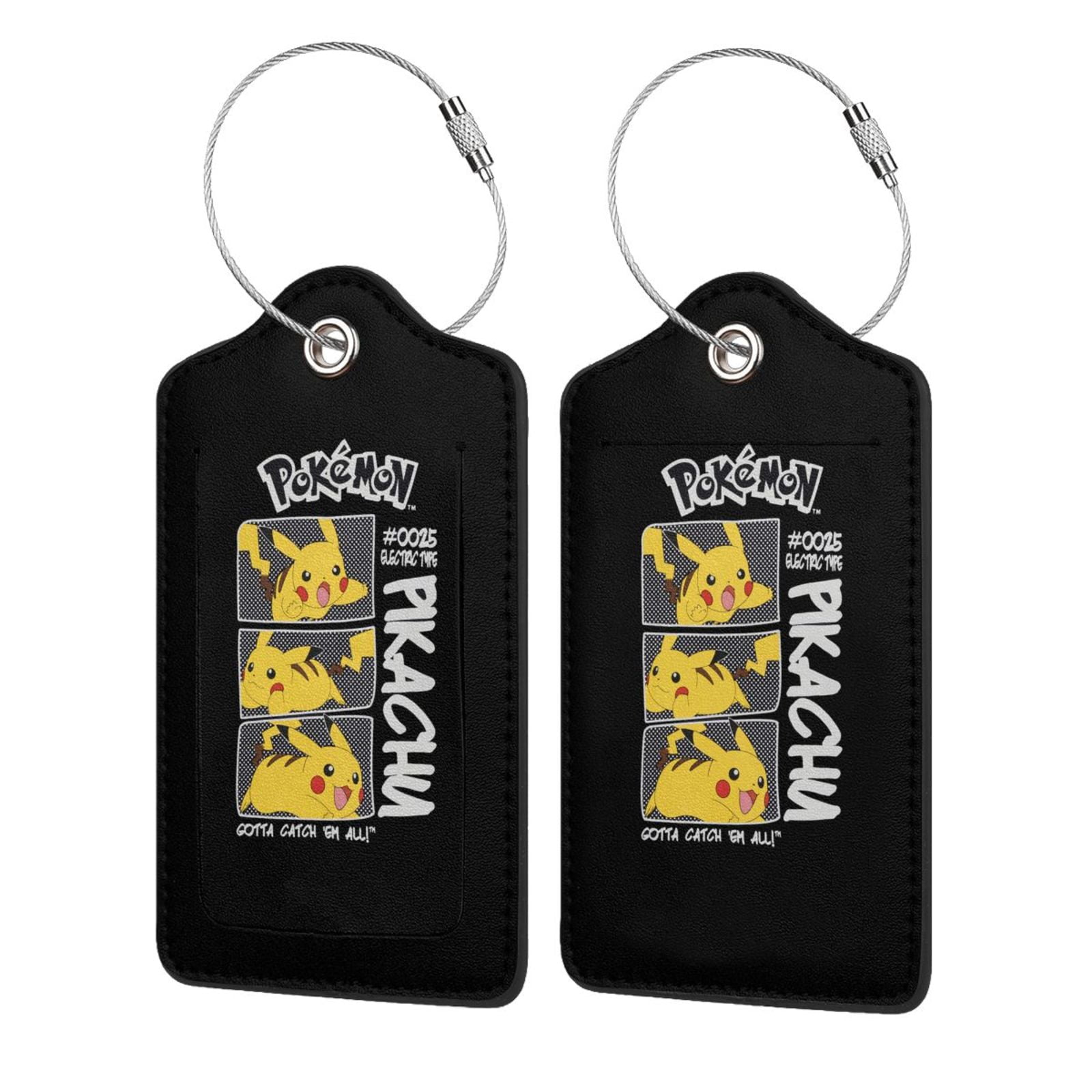 Pokémon-Pikachu Gotta Catch Em Luggage Tags for Suitcases Travel ID ...
