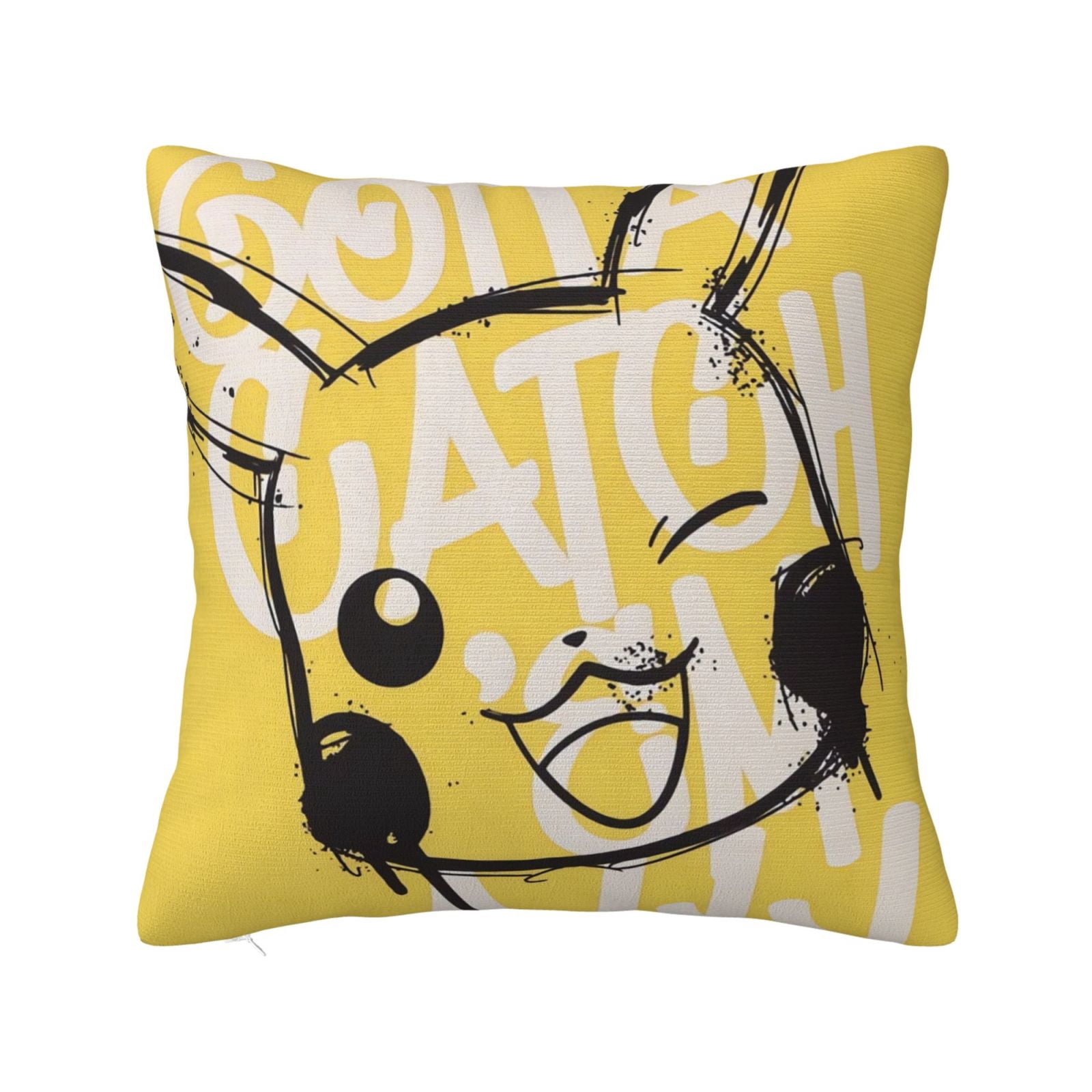 Pokémon-Pikachu Gotta Catch Em Pillow Covers,16x16 Pillow Cover ...
