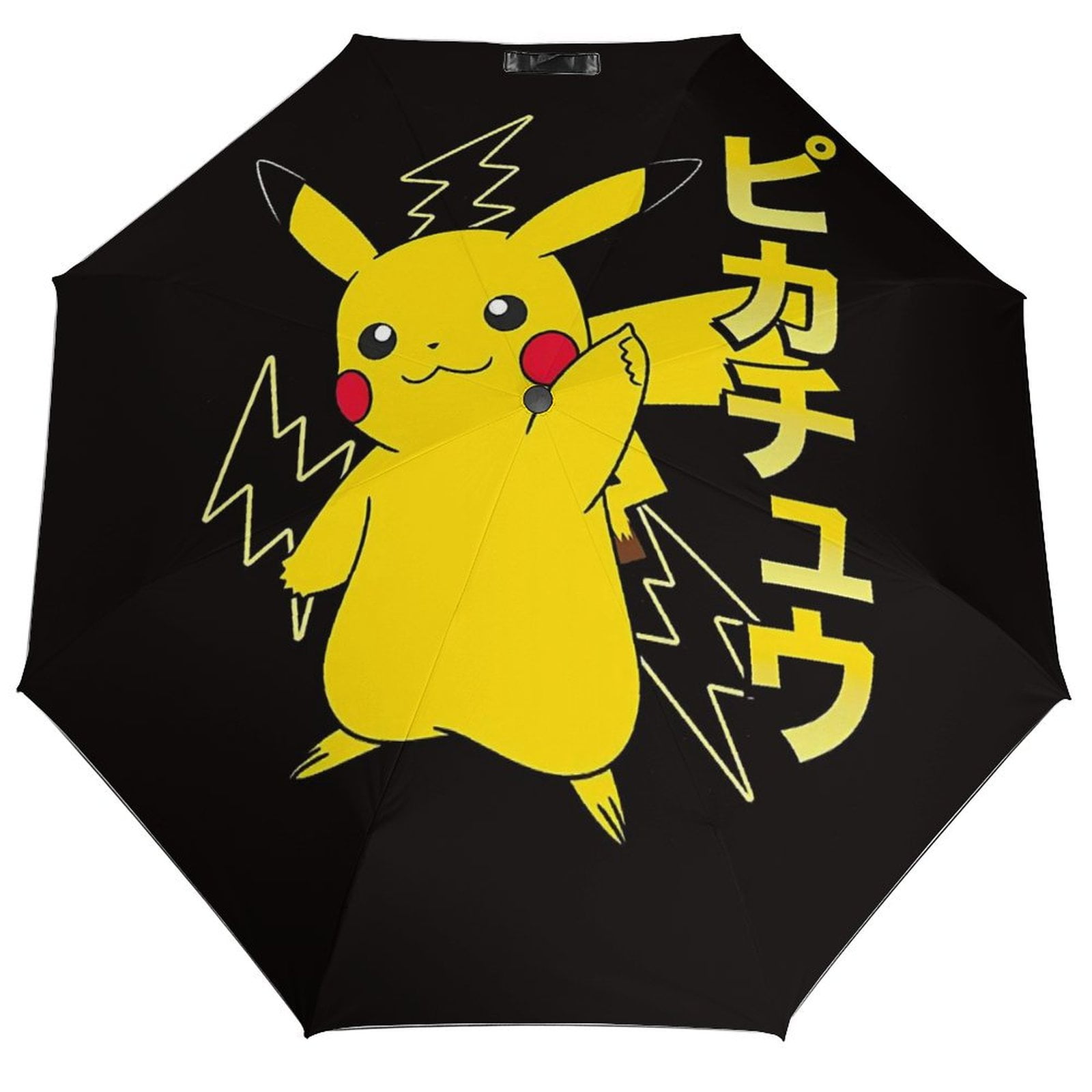 Pokémon-Pikachu Gotta Catch Em1 Travel Automatic Folding Rain Umbrellas ...