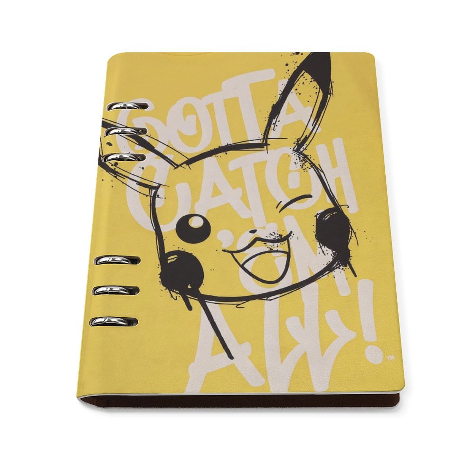 Pokémon-Pikachu Gotta Catch Em2 Refillable Leather A5 Loose Leaf ...