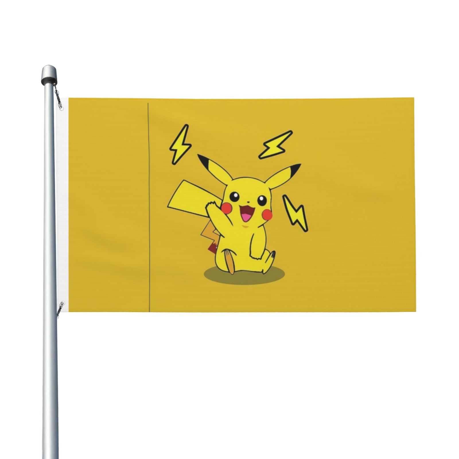 Pokémon-Pikachu Gotta Catch Em3 3x5ft Face Flag Fade Proof Holiday Fall ...