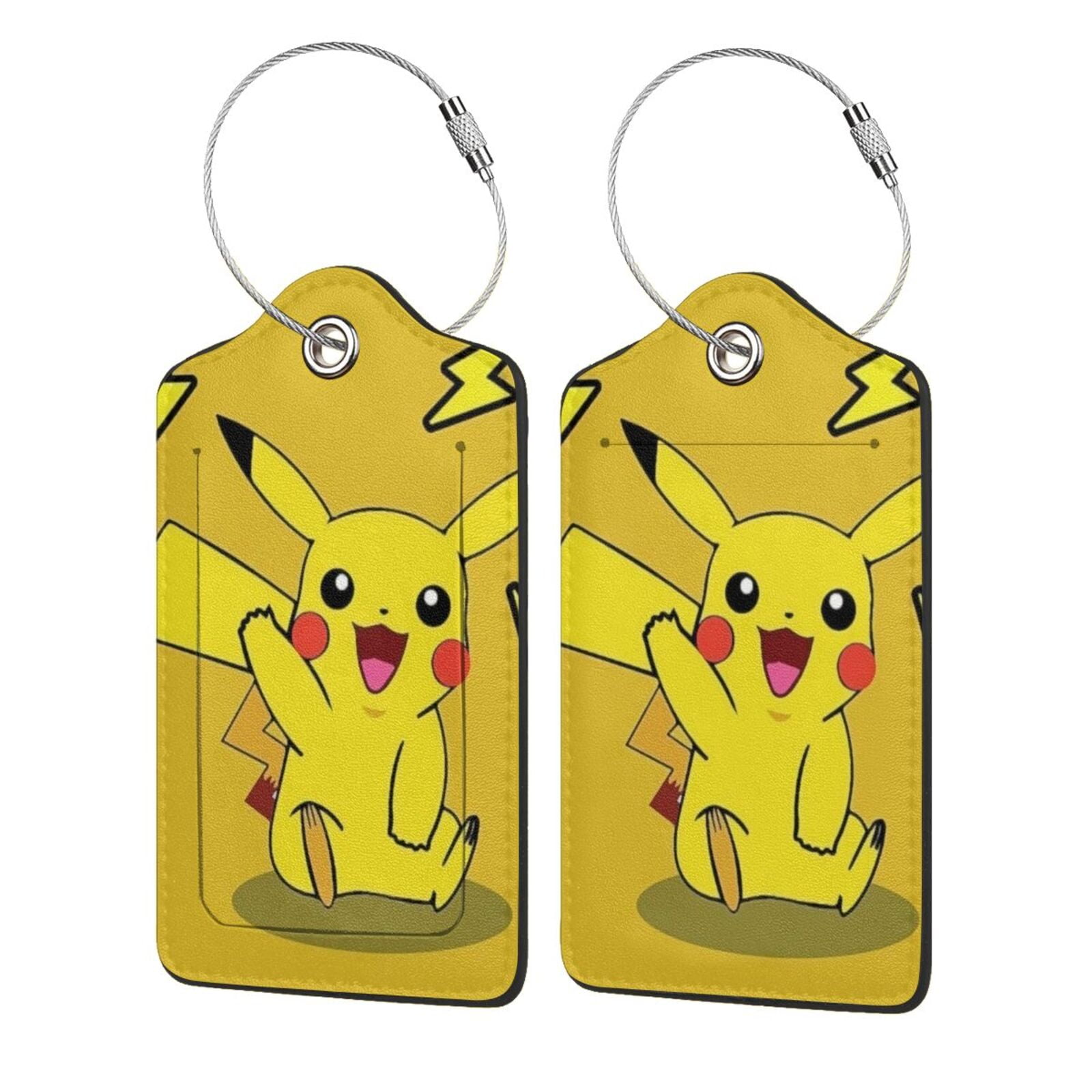 Pokémon-Pikachu Gotta Catch Em3 Luggage Tags for Suitcases Travel ID ...