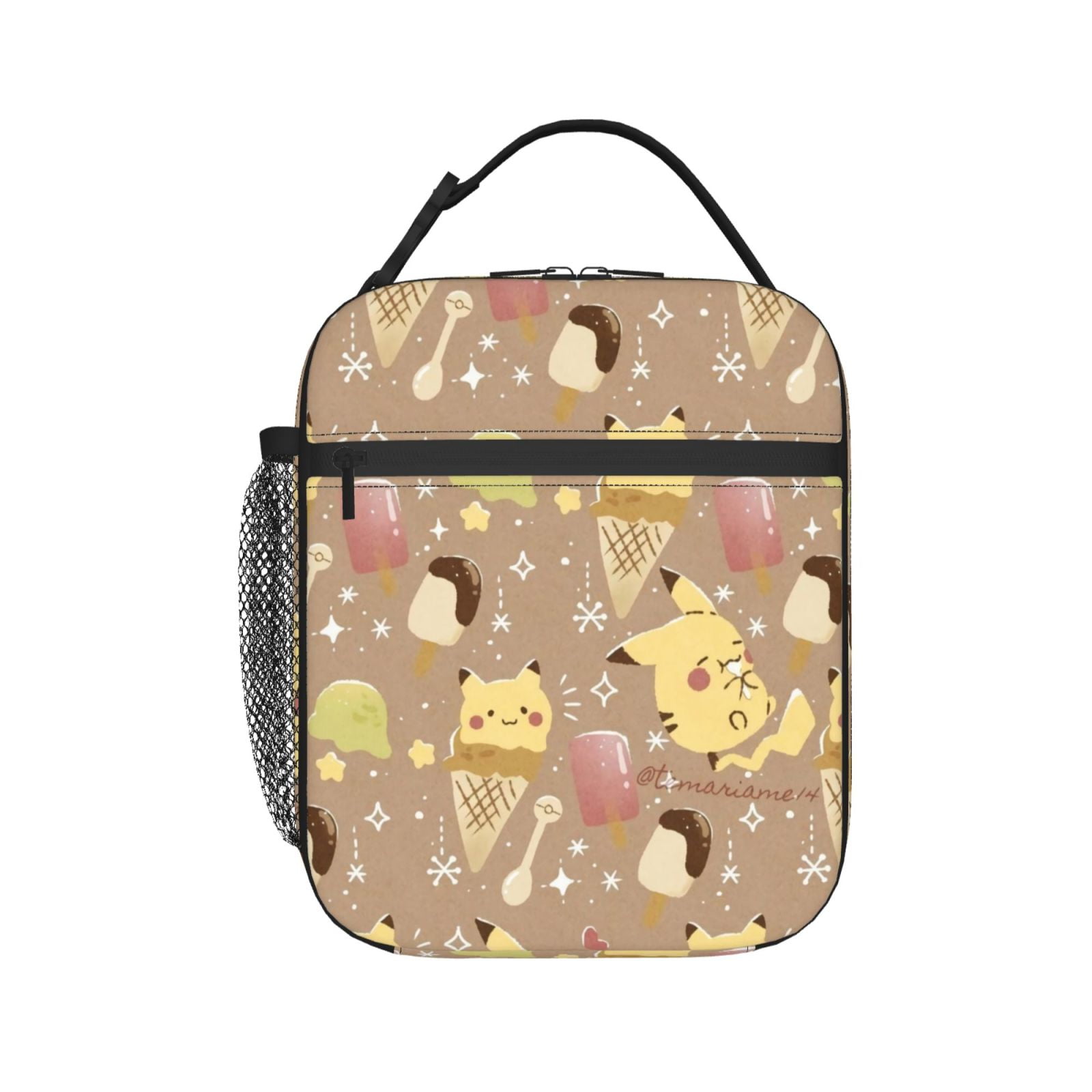Pokémon-Pikachu Ice Cream Lunch Box,Pokémon-Pikachu Ice Cream Lunch Bag ...