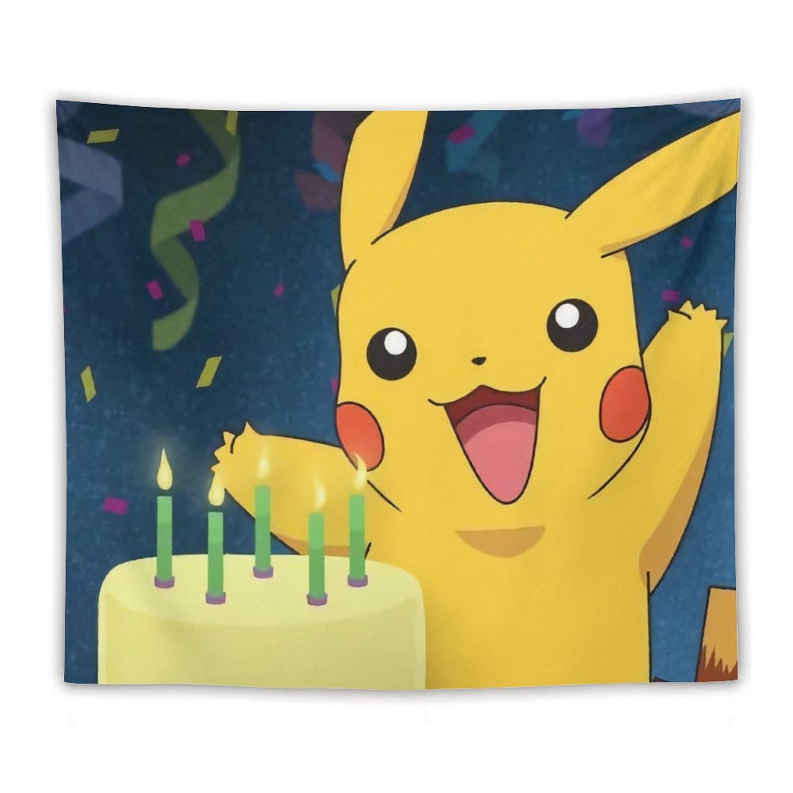Pokémon-Pikachu It's My Birthday! Tapestry,Pokémon-Pikachu It's My ...