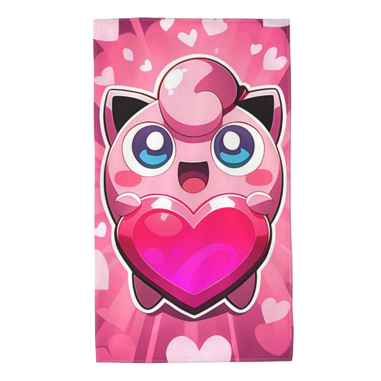 Pokémon-Pikachu Jigglypuff Kitchen Dishcloths,Does Not Shed Fluff ...