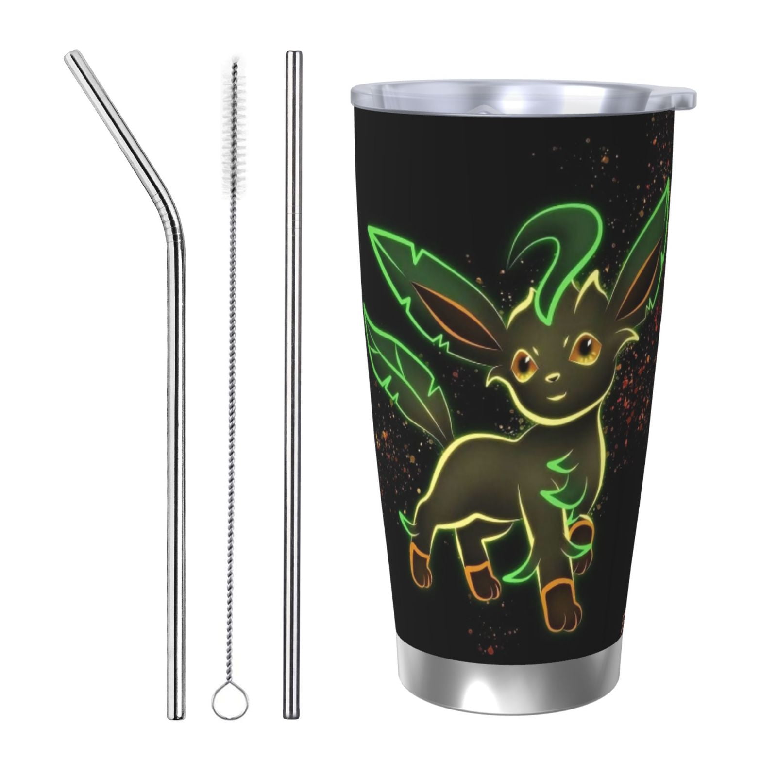 Pokémon Pikachu Leafeon Water Bottle,Coffee Cups,20oz Stainless Steel ...