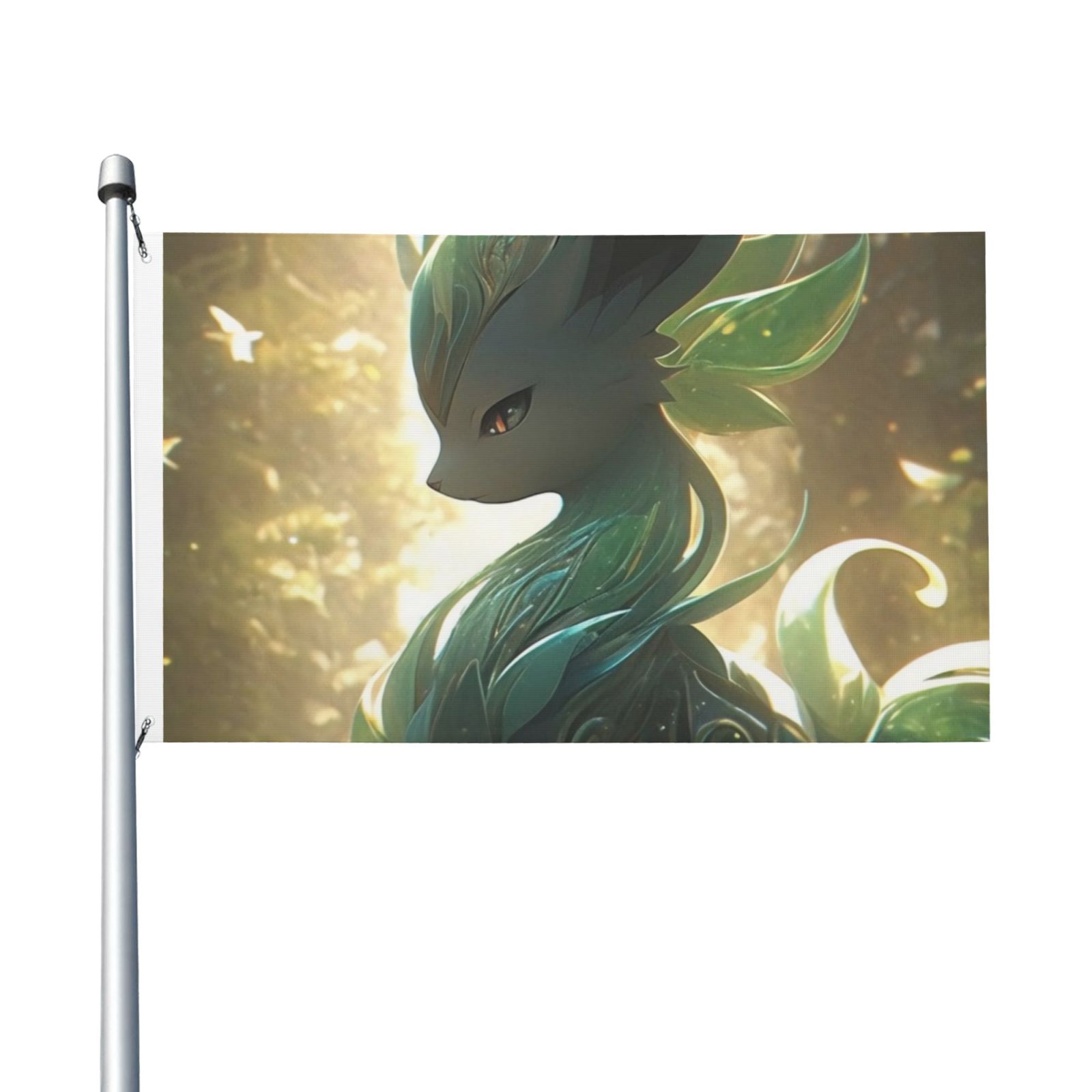 Pokémon Pikachu Leafeon8 3x5ft Face Flag Fade Proof Holiday Fall Flag ...