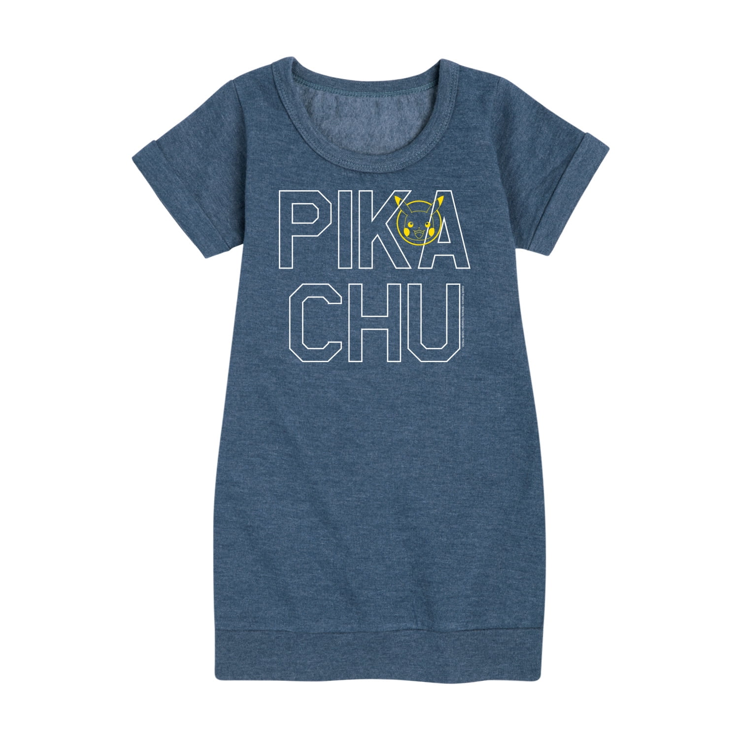 Pokémon - Pikachu Logo Style - Youth Girls Fleece Dress - Walmart.com