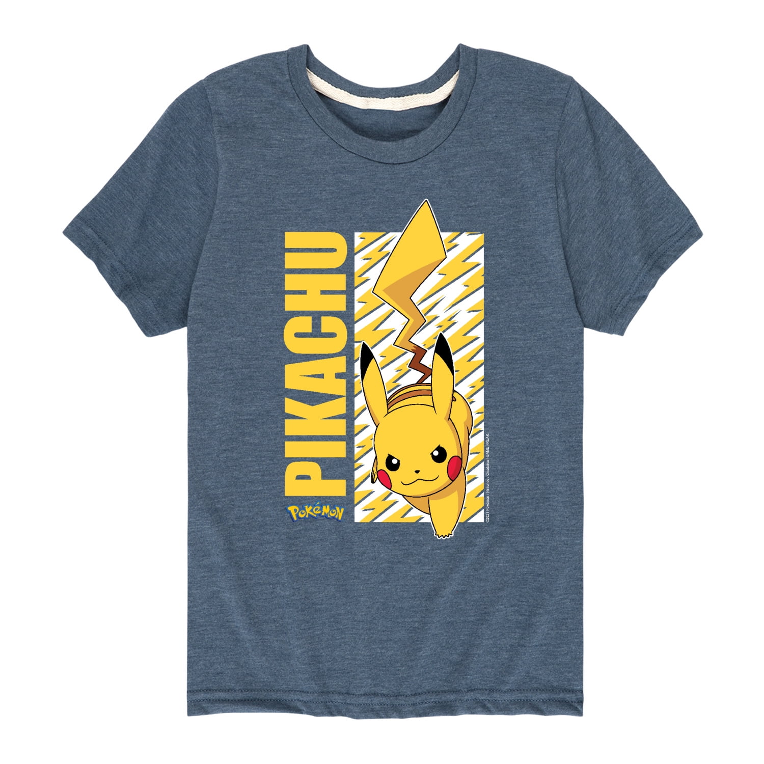 Pokémon - Pikachu Logo - Youth Short Sleeve Graphic T-Shirt - Walmart.com