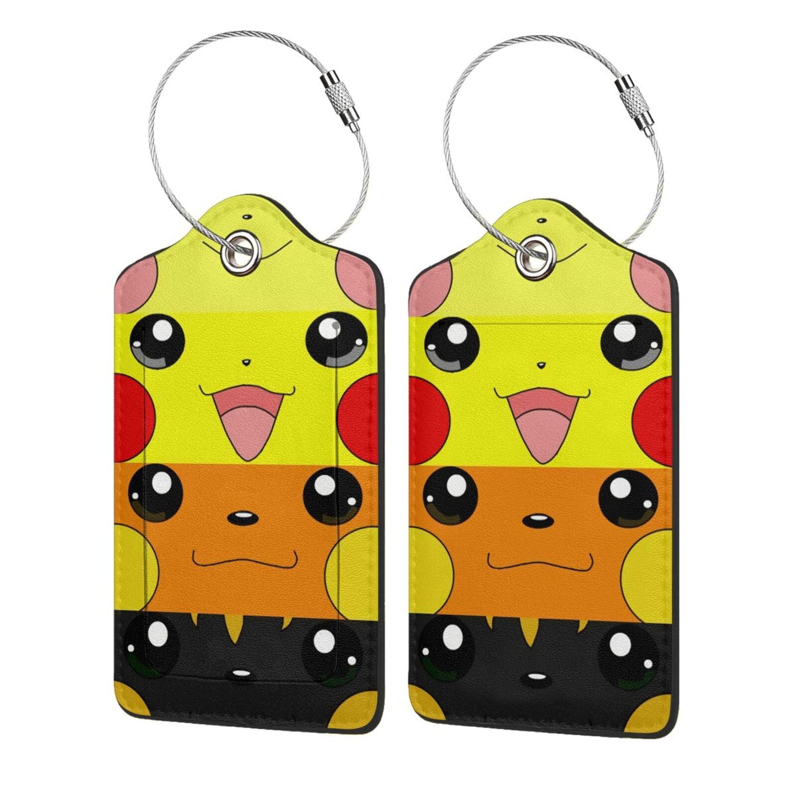 Pokémon Pikachu Luggage Tags for Suitcases Travel ID Identification ...