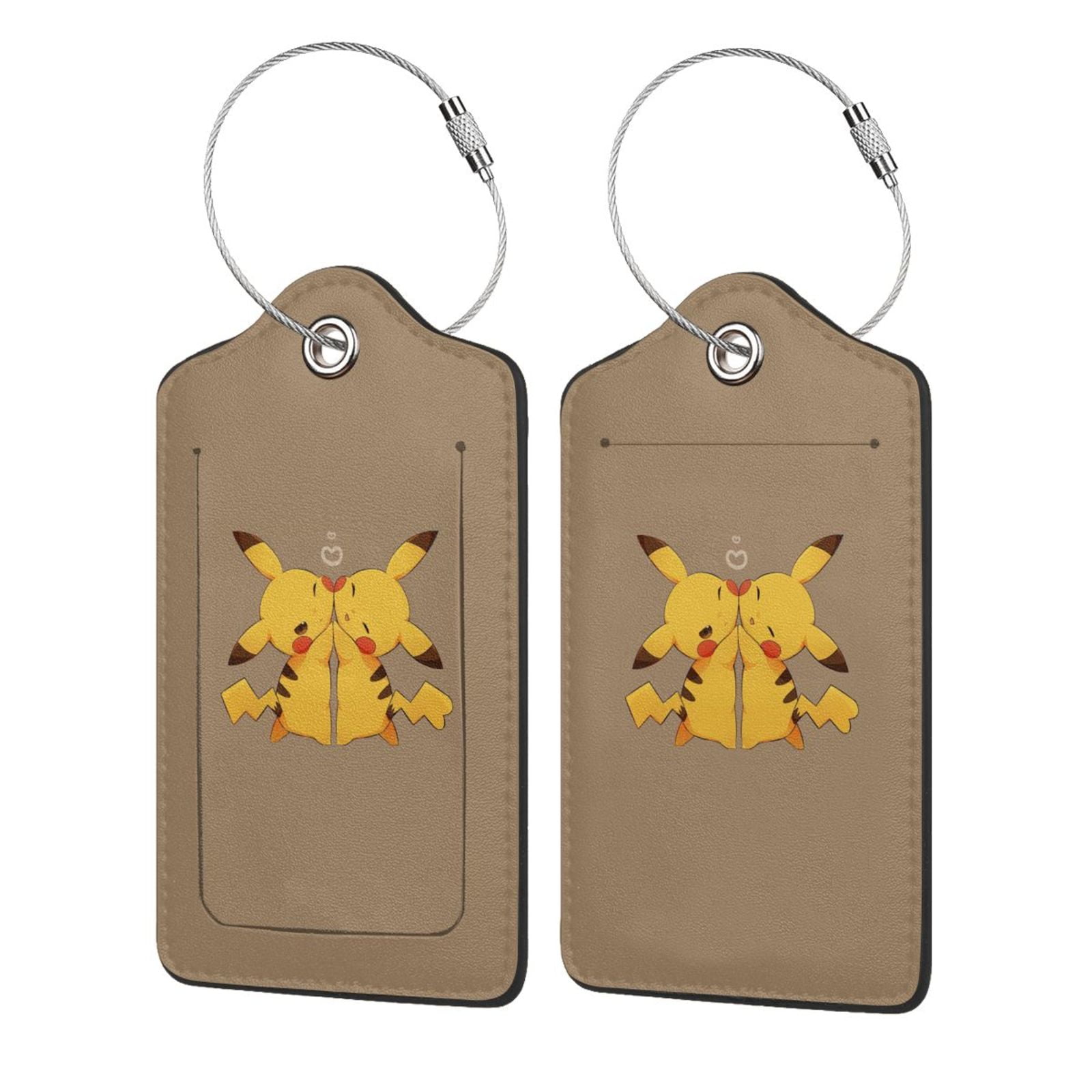 Pokémon - Pikachu Luggage Tags for Suitcases Travel ID Identification ...