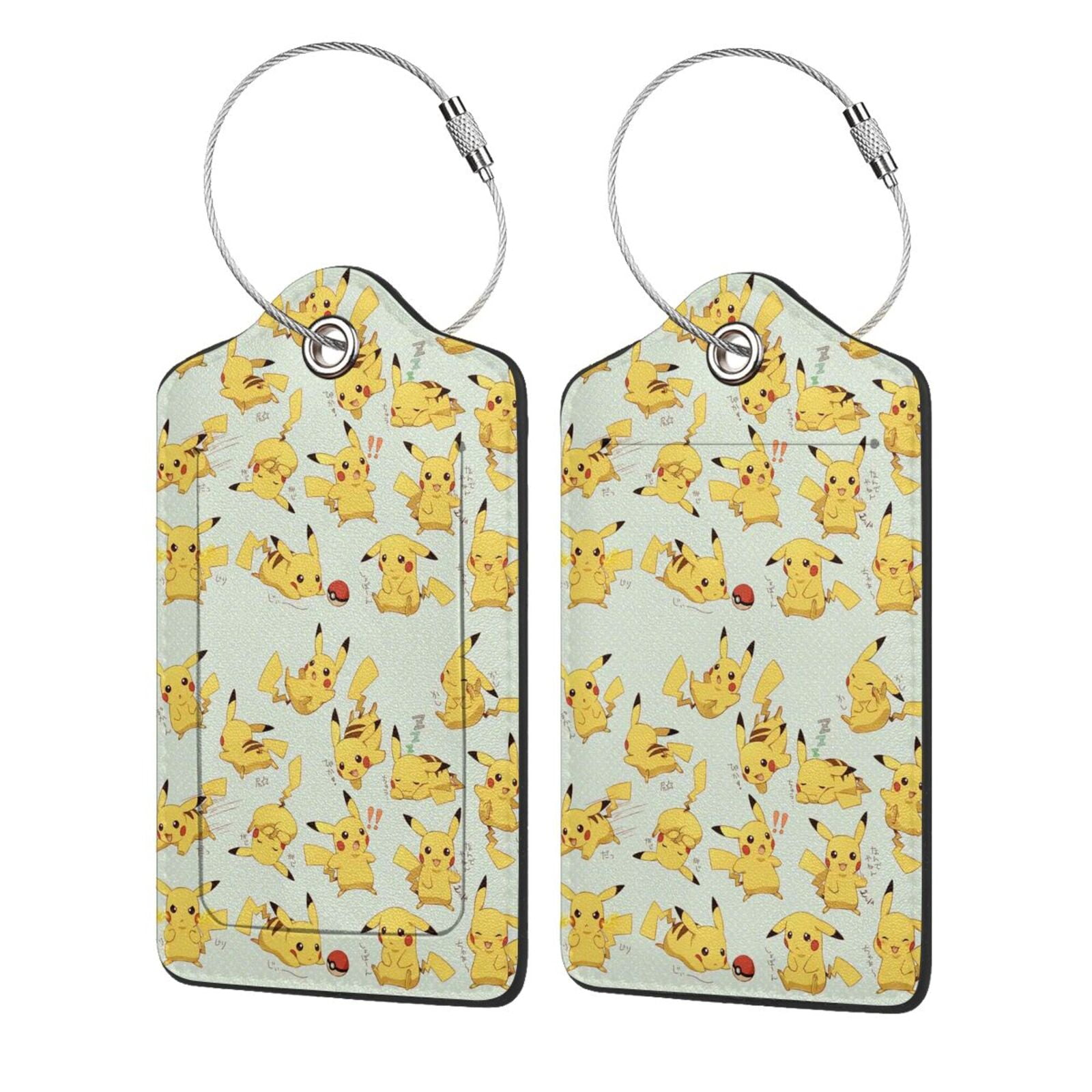 Pokémon Pikachu Luggage Tags for Suitcases Travel ID Identification ...
