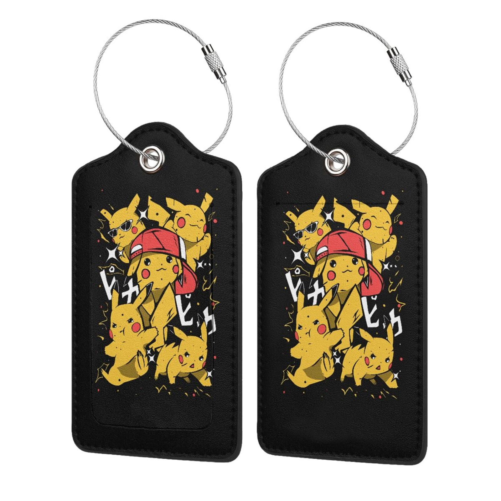 Pokémon Pikachu Luggage Tags for Suitcases Travel ID Identification ...