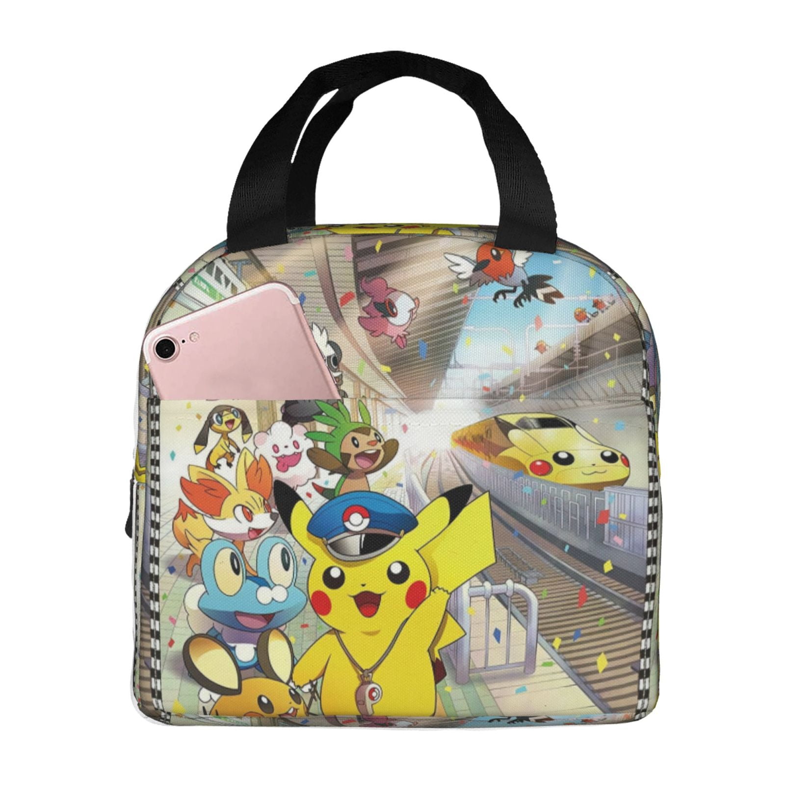 Pokémon-Pikachu Lunch Box for Women & Men Adult Insulated Lunch Bag ...