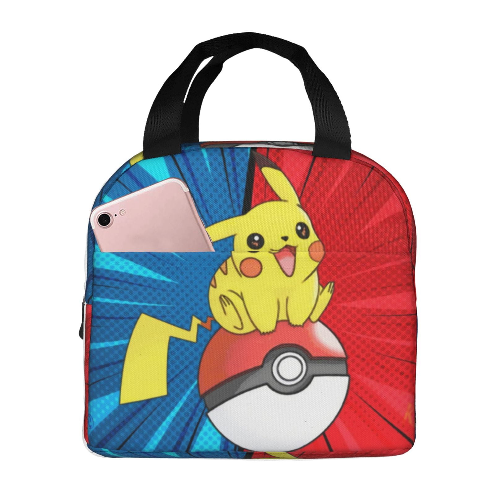 Pokémon Pikachu Lunch Box for Women & Men Adult Insulated Lunch Bag ...