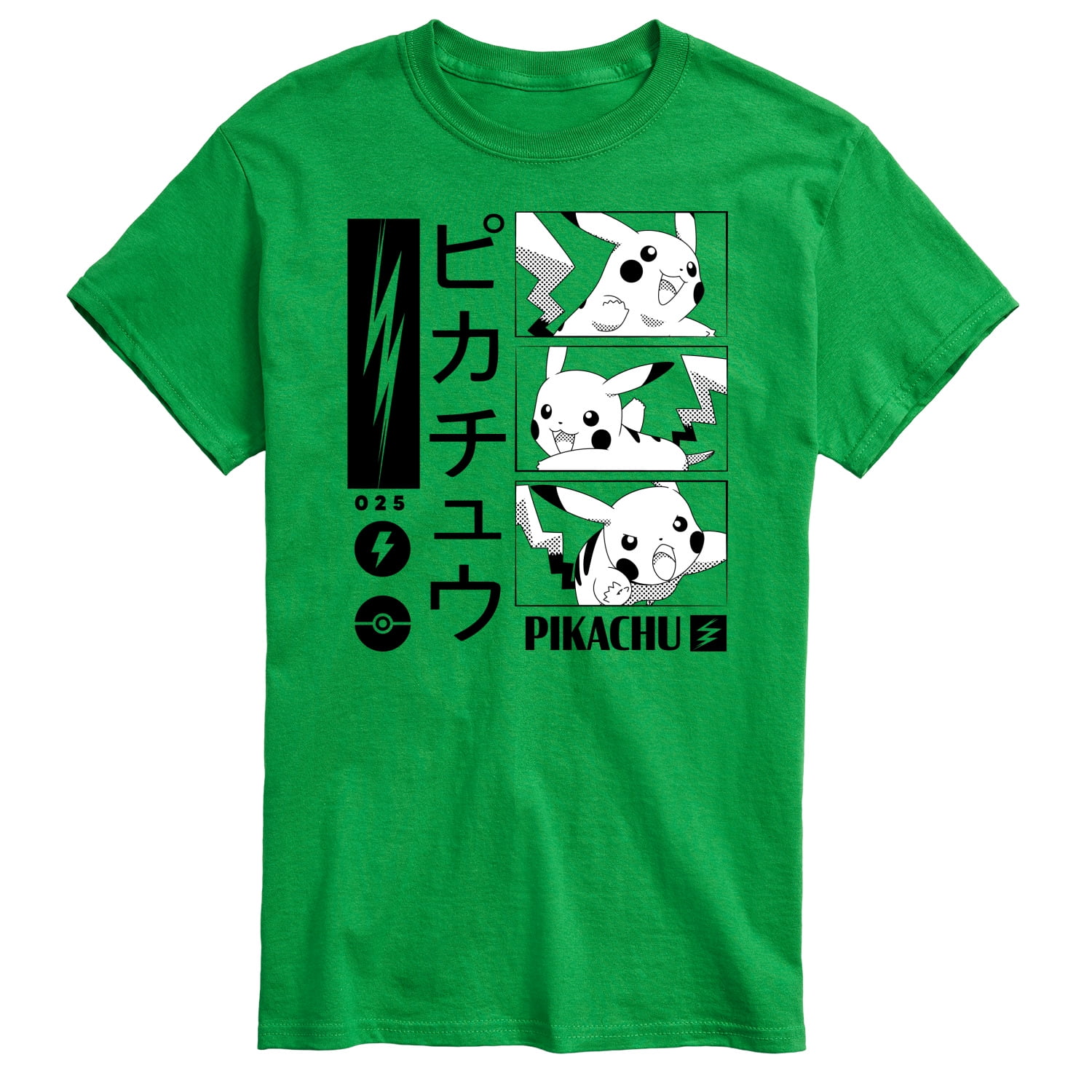 Pokémon - Pikachu Manga Panels - Men's Short Sleeve Graphic T-Shirt ...
