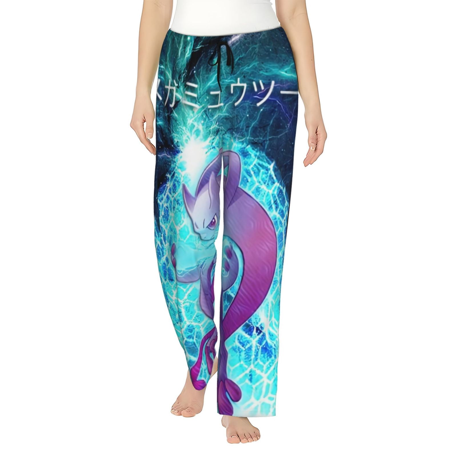 Pokémon Pikachu Mewtwo19 Women'S Pajama Pants，Soft Pajama Pants For ...