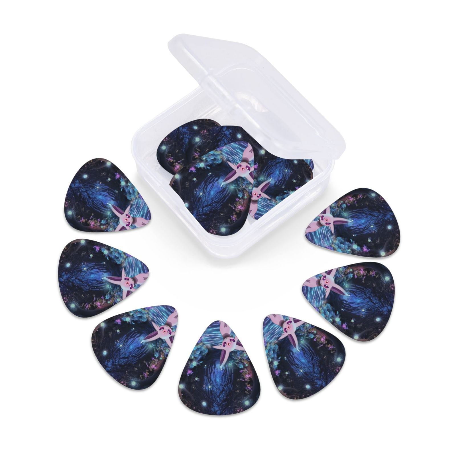Pokémon Pikachu Mewtwo60 12 Piece Guitar Picks Set With Holder For ...