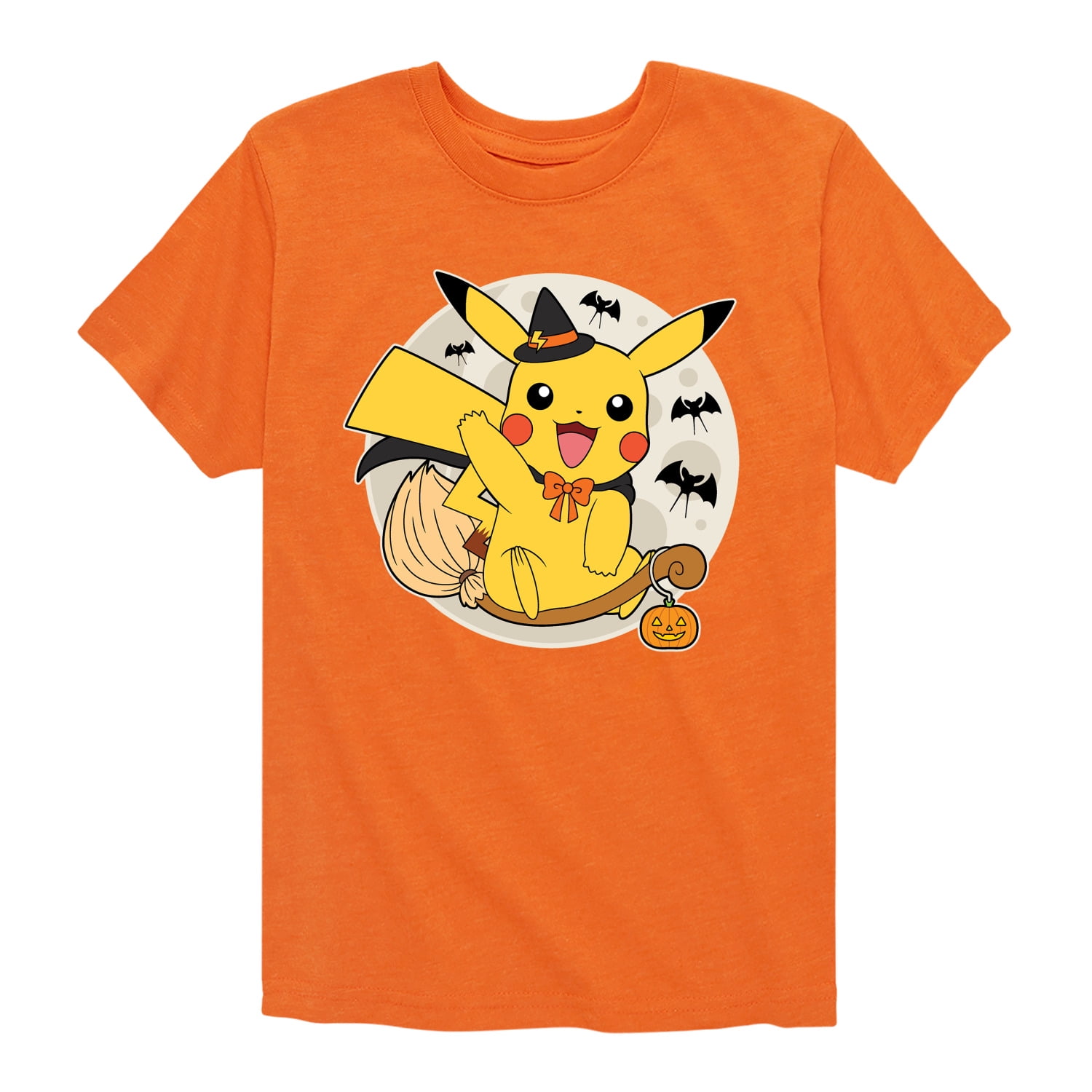 Pokémon - Pikachu Moon Witch - Youth Short Sleeve Graphic T-Shirt ...