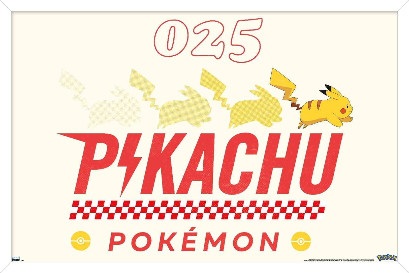 Pokemon - Pikachu Nostalgia Wall Poster, 22.375" x 34" Framed - Walmart.com