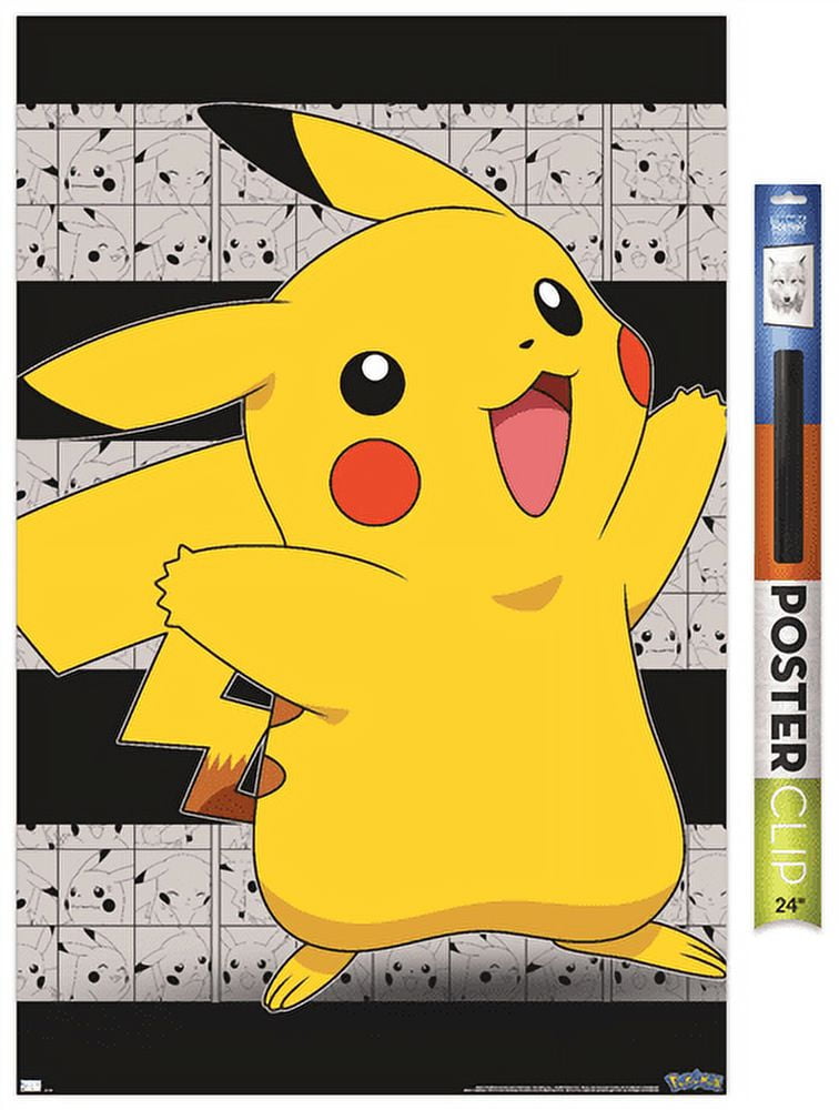 Pokemon - Pikachu Open Arms Wall Poster, 22.375" x 34" - Walmart.com