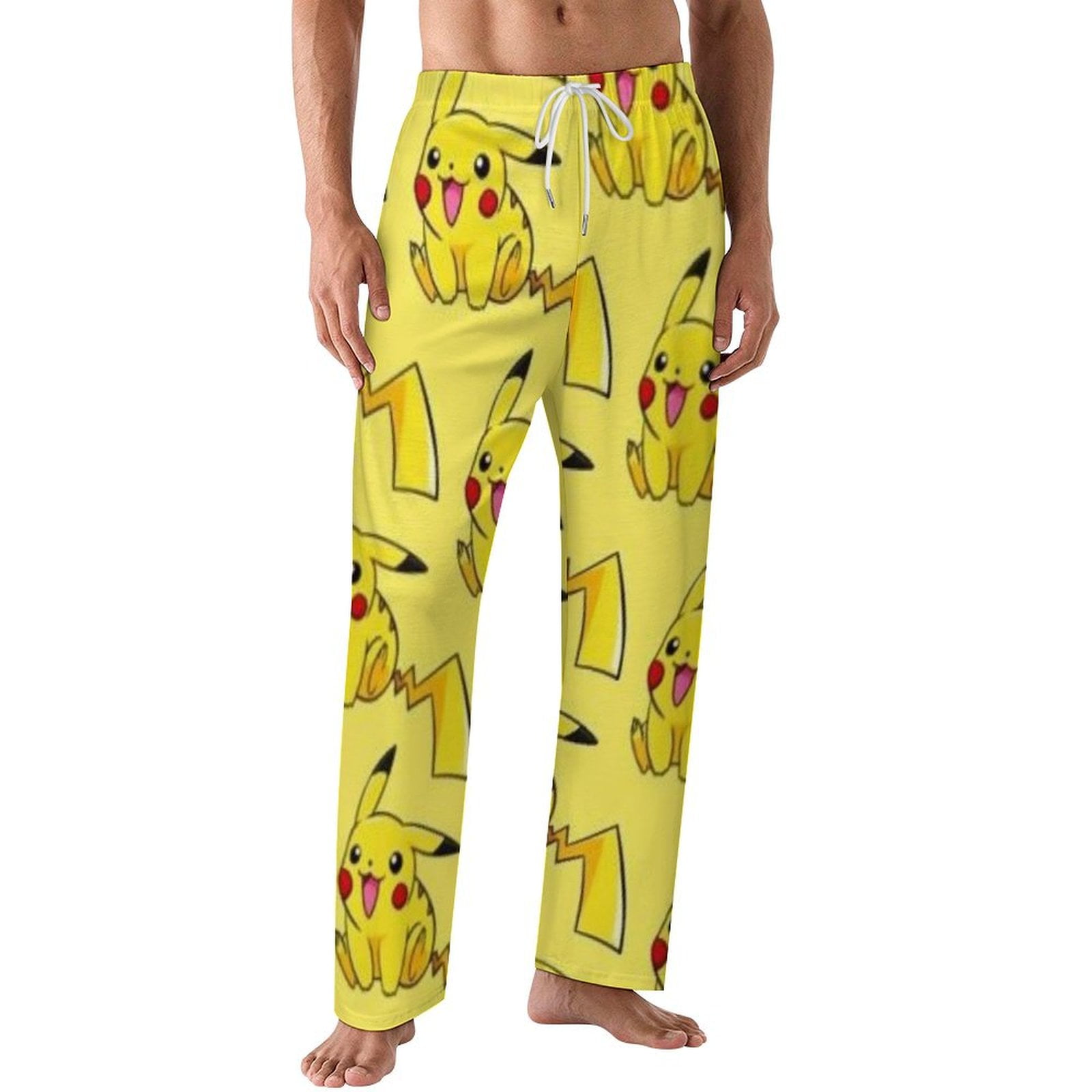Pokémon Pikachu Outdoor Adventures Loose Men's Pajama Pants Classic ...