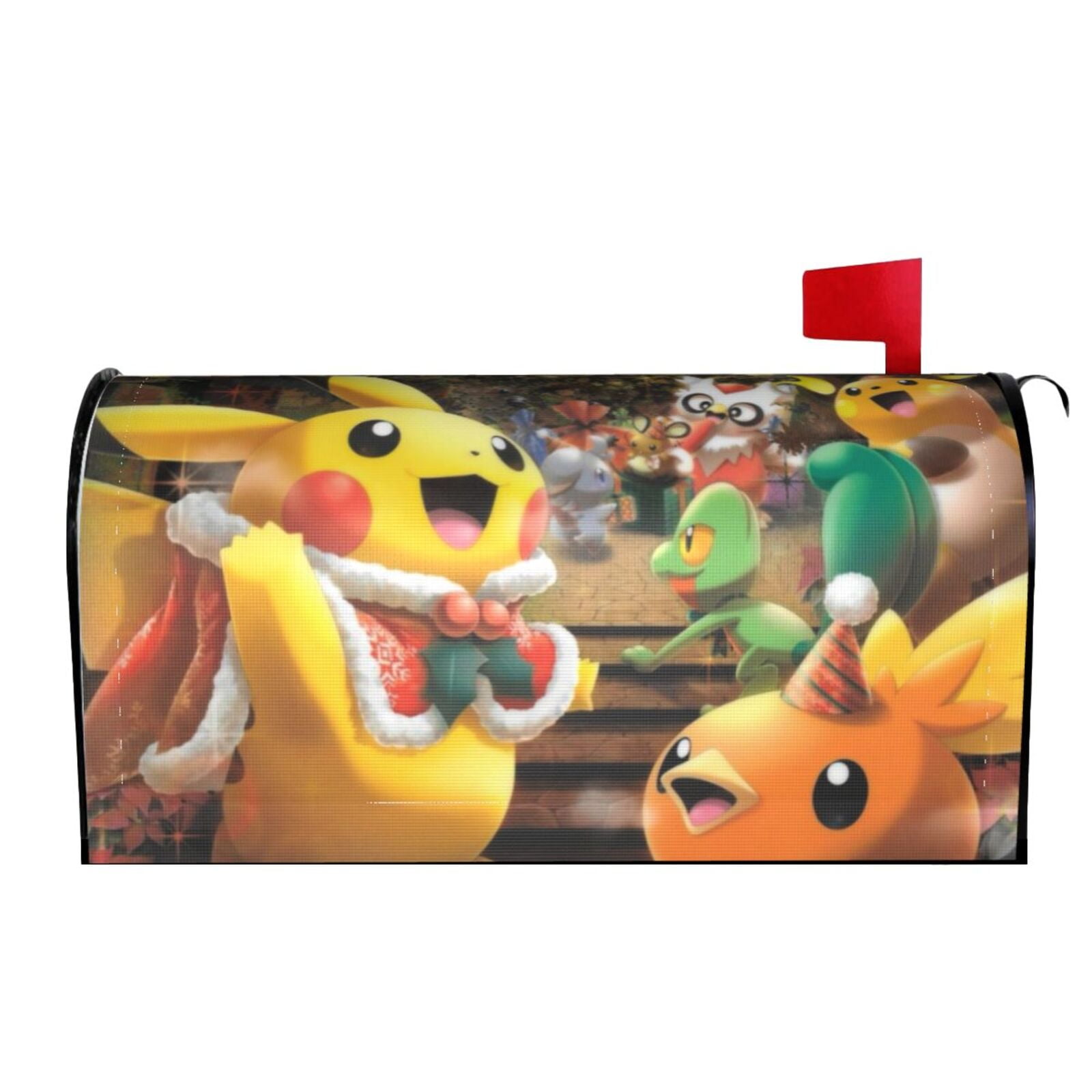 Pokémon Pikachu Party Cartoon Character Mailbox Cover Magnetic Standard ...
