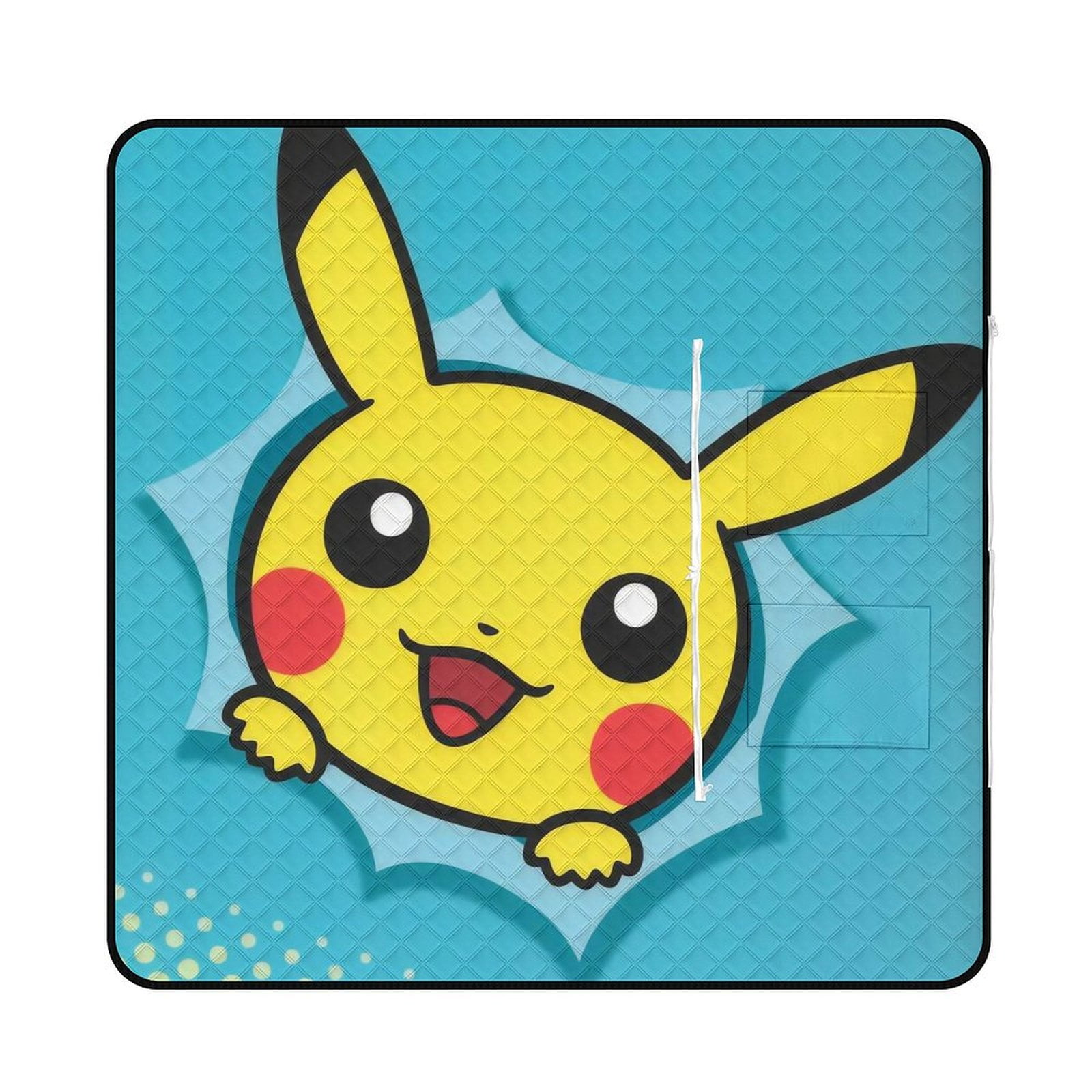 Pokémon-Pikachu Picnic Blankets 59"x59" Extra Large Outdoor Blanket ...