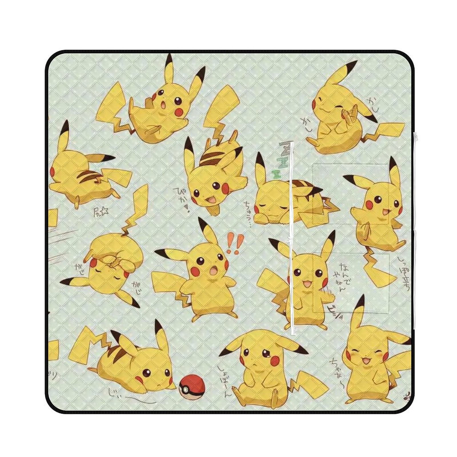 Pokémon Pikachu Picnic Blankets 59"x59" Extra Large Outdoor Blanket ...