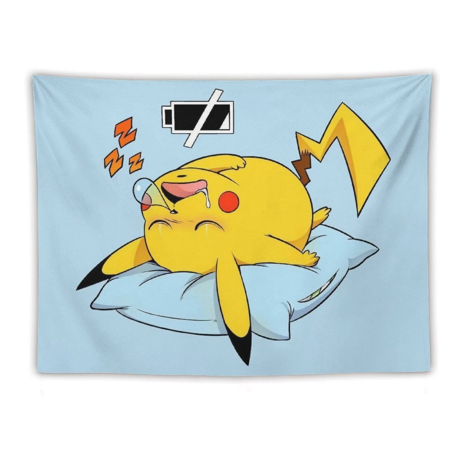 Pokémon - Pikachu Power Nap Tapestry,Pokémon - Pikachu Power Nap ...