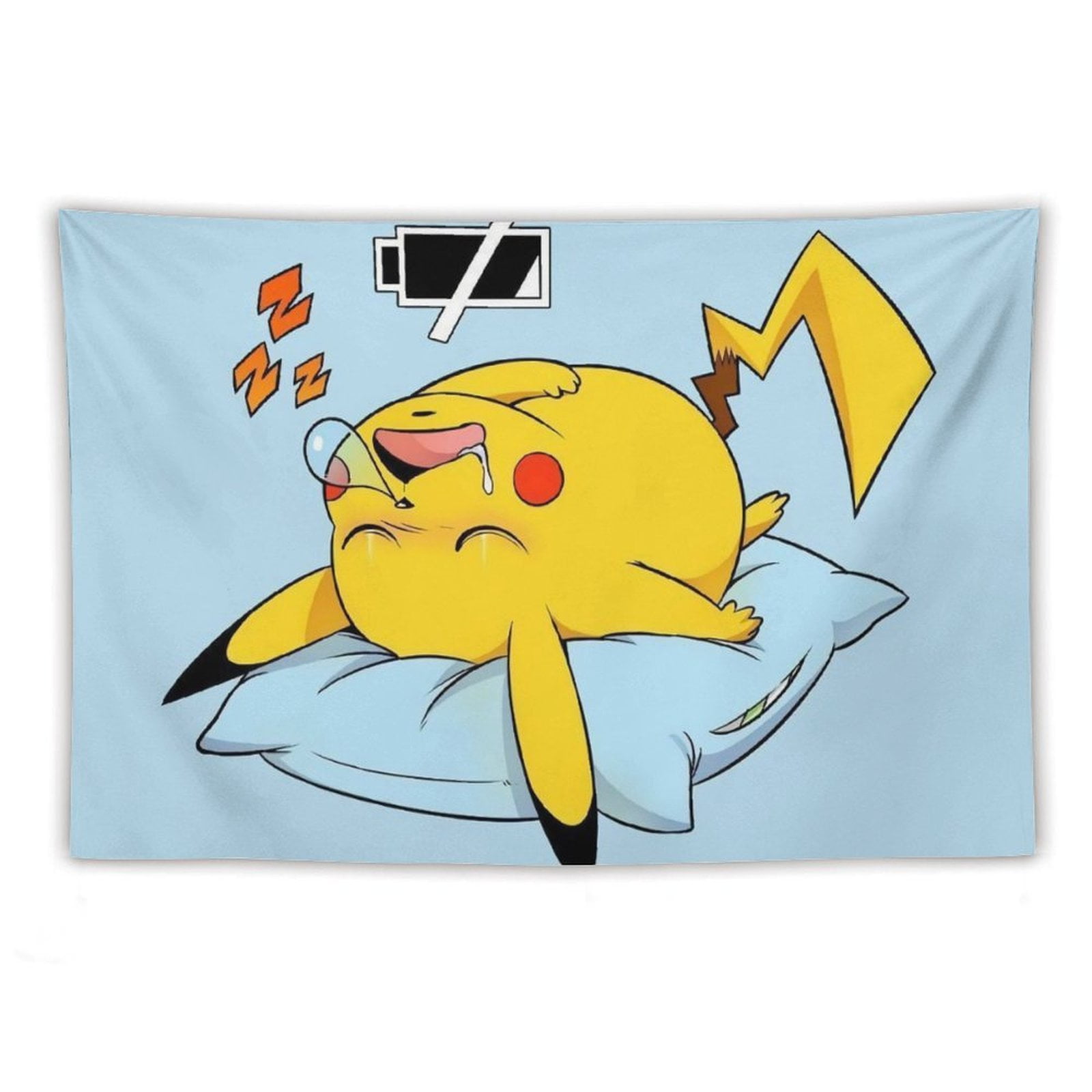 Pokémon - Pikachu Power Nap Tapestry,Pokémon - Pikachu Power Nap ...