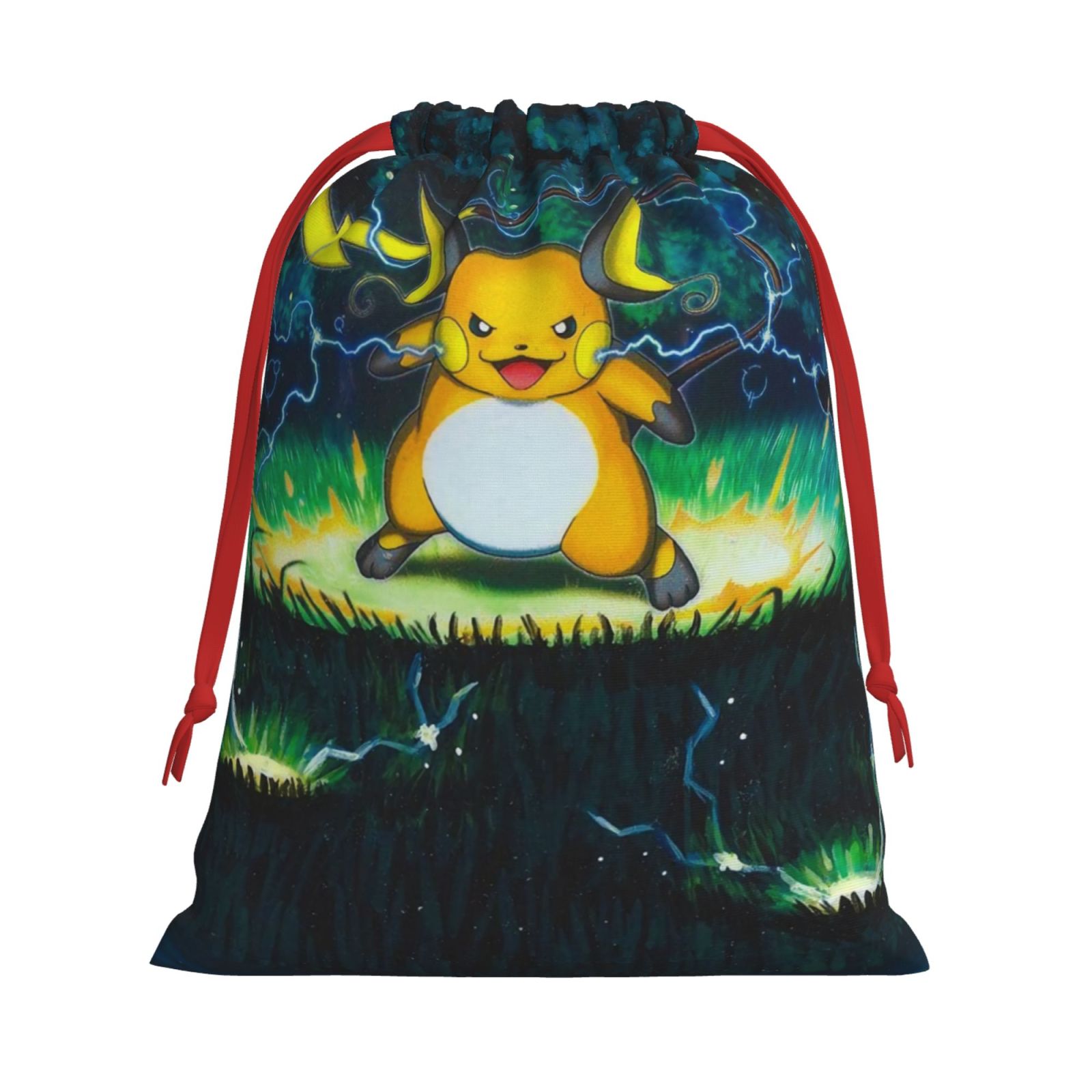 Pokémon Pikachu Raichu 69 Christmas Gift Bags,Gift Bags,Drawstring ...