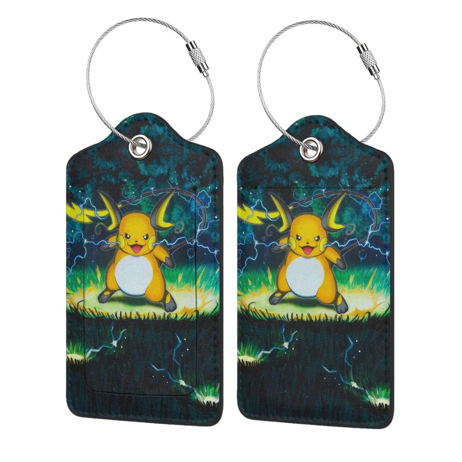 Pokémon Pikachu Raichu 69 Luggage Tags for Suitcases Travel ID ...