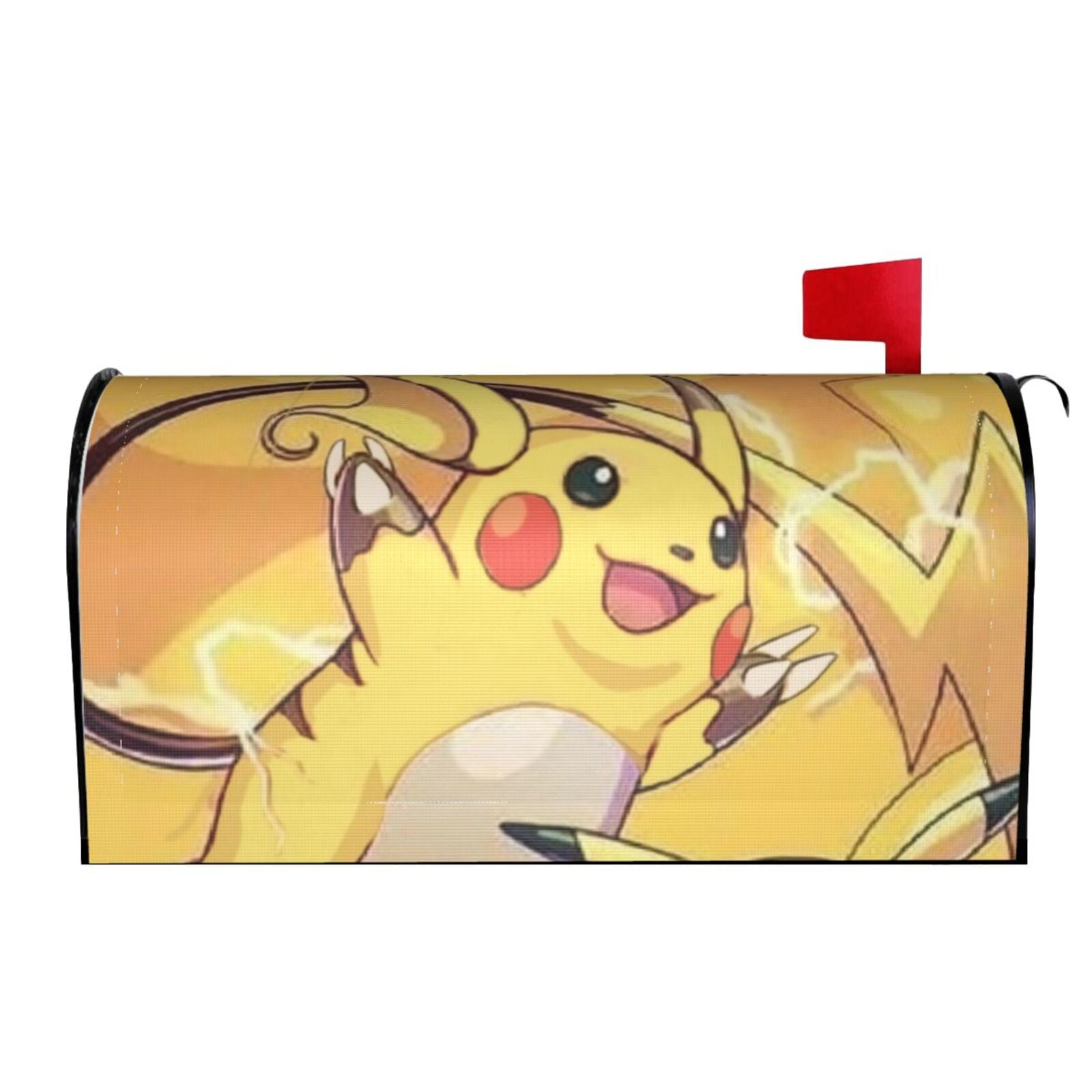 Pokémon-Pikachu & Raichu Cartoon Character Mailbox Cover Magnetic ...