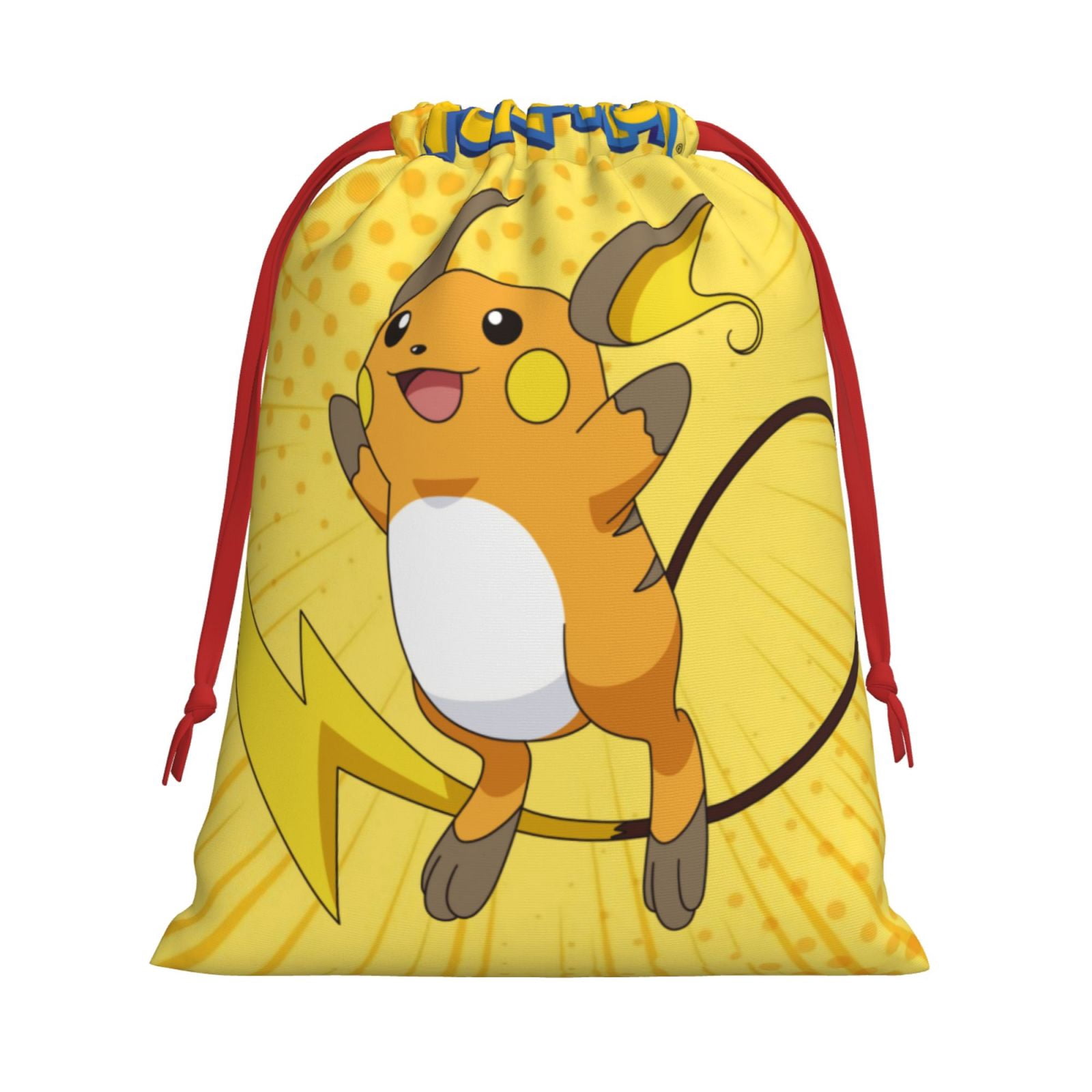 Pokémon-Pikachu Raichu Drawstring Bag For Kids Adults Gifts Drawstring ...