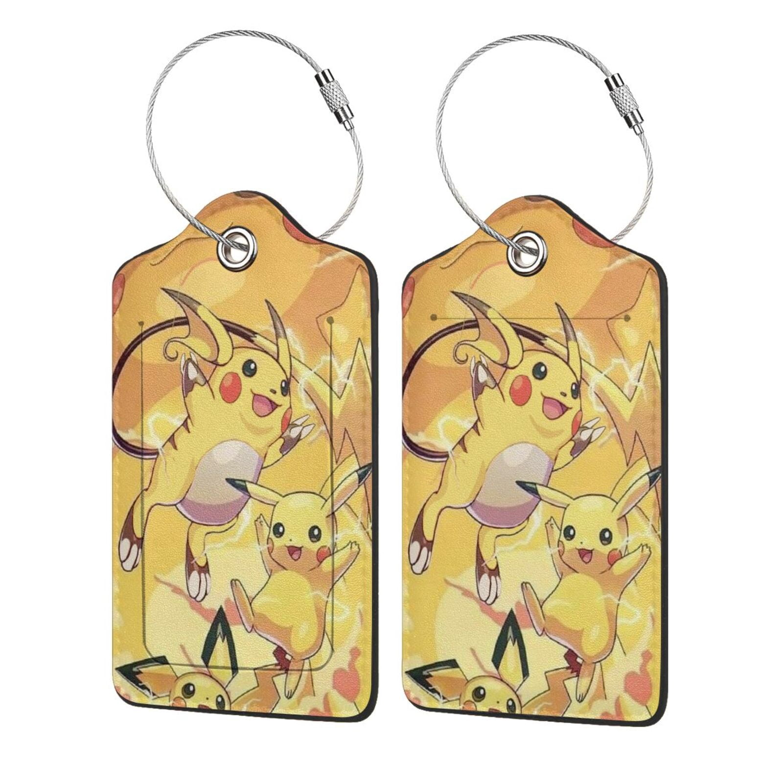 Pokémon-Pikachu & Raichu Luggage Tags for Suitcases Travel ID ...