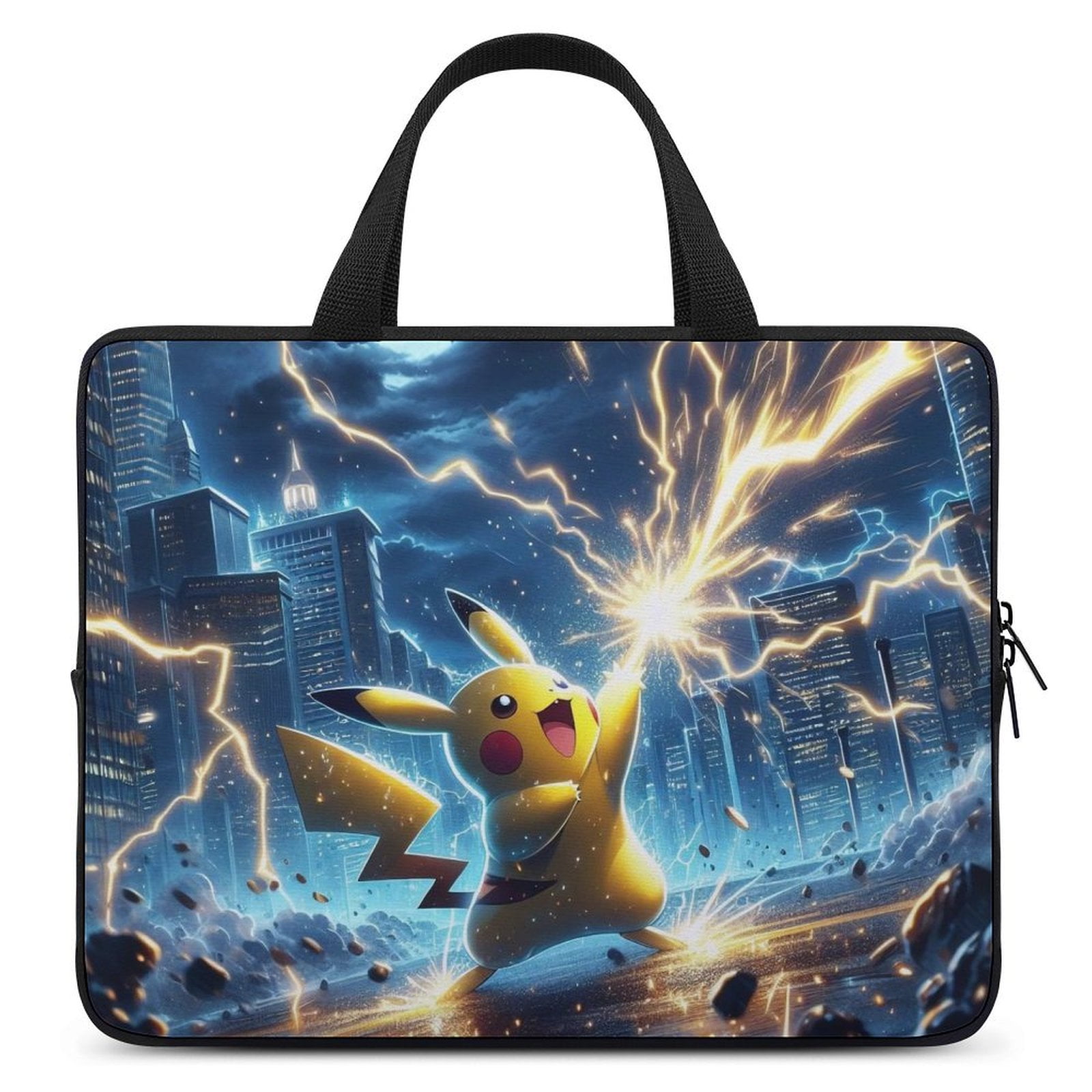 Pokémon-Pikachu Raichu Pichu 17 Inch Laptop Bag,Expandable Computer Bag ...