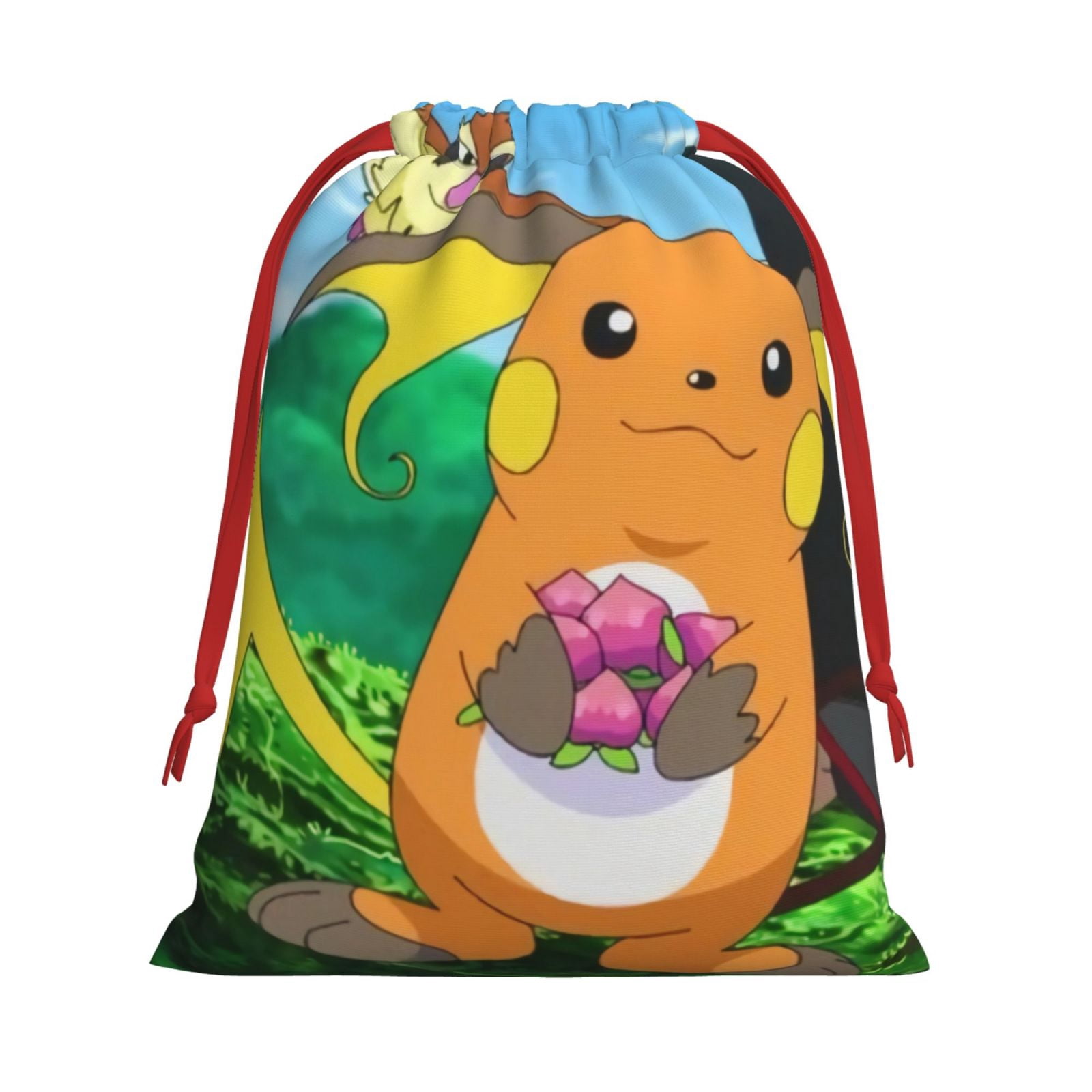 Pokémon-Pikachu-Raichu Pichu Drawstring Bag For Kids Adults Gifts ...