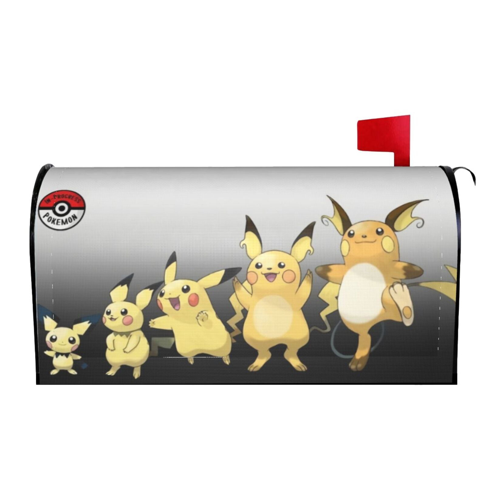 Pokémon Pikachu Raichu Pichu Evolutions Cartoon Character Mailbox Cover ...
